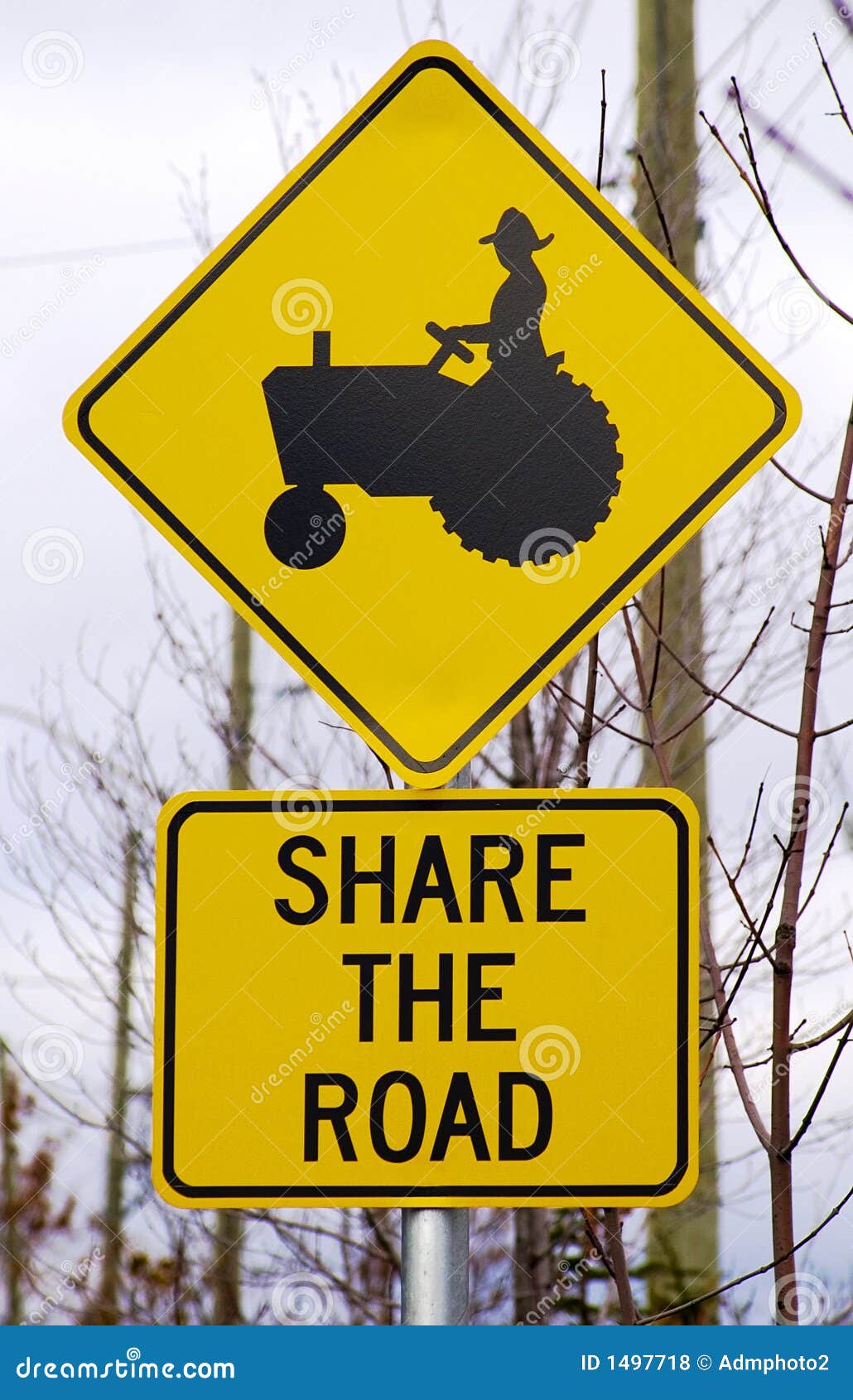 Share the road stock photo. Image of symbol, rural, traffic - 1497718