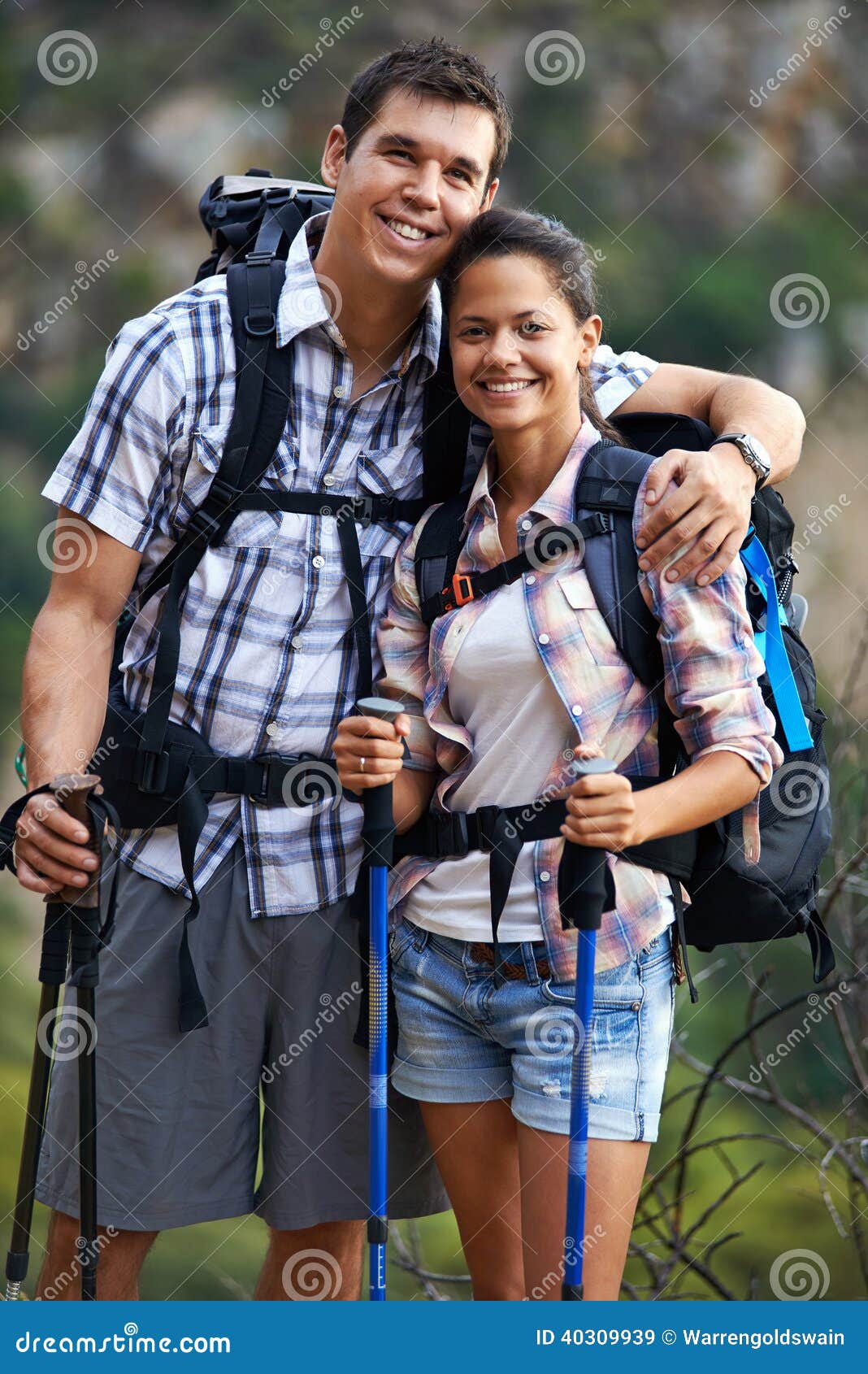 They Share the Same Interests Stock Image - Image of backpack, couple ...