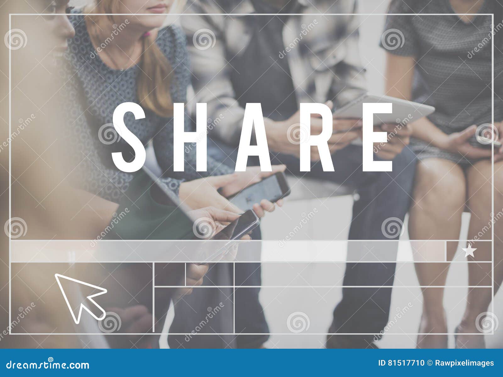 Share Sharing Communication Connection Network Concept Stock Photo ...