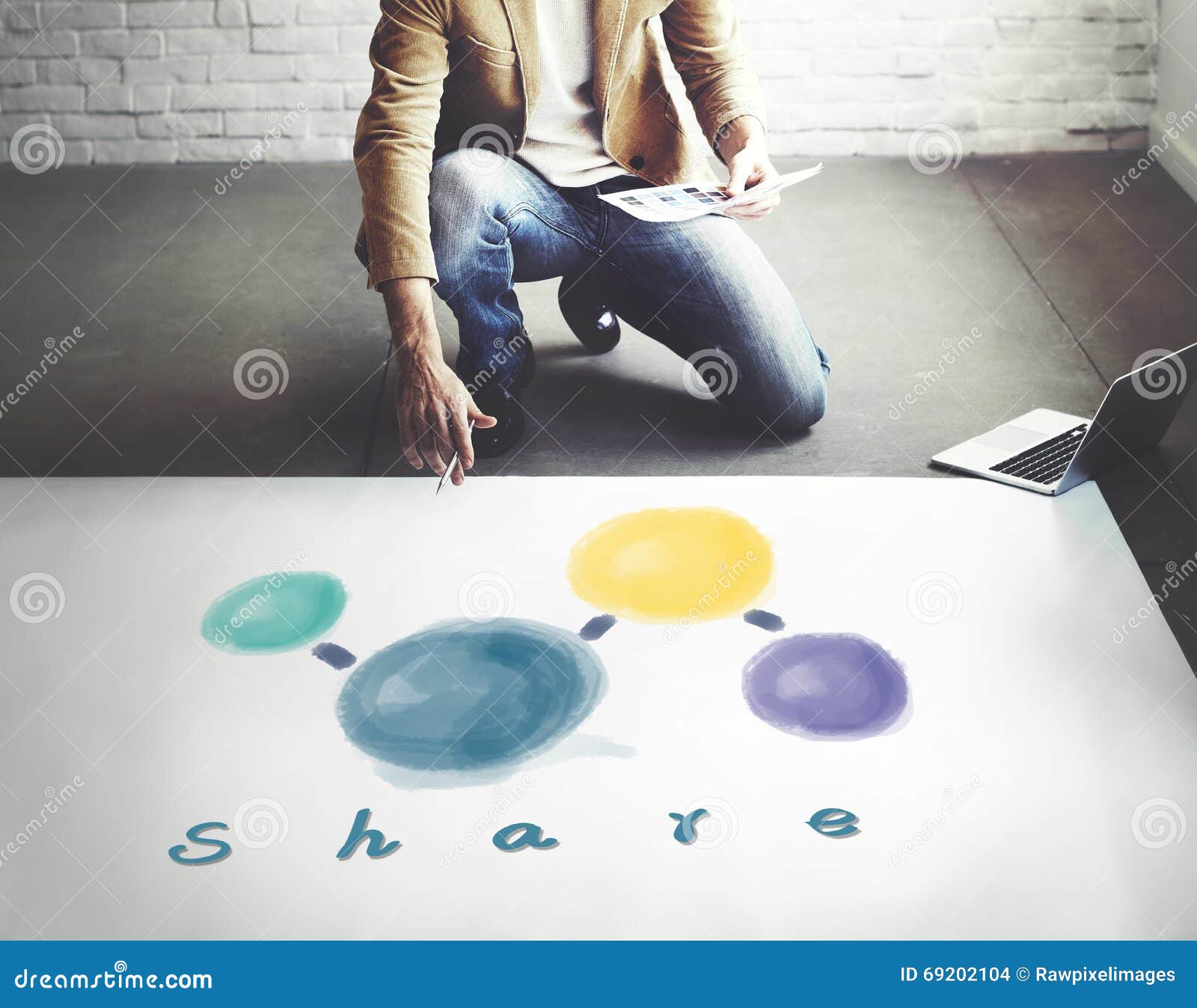 Share Sharing Connecting Network Social Media Concept Stock Photo ...
