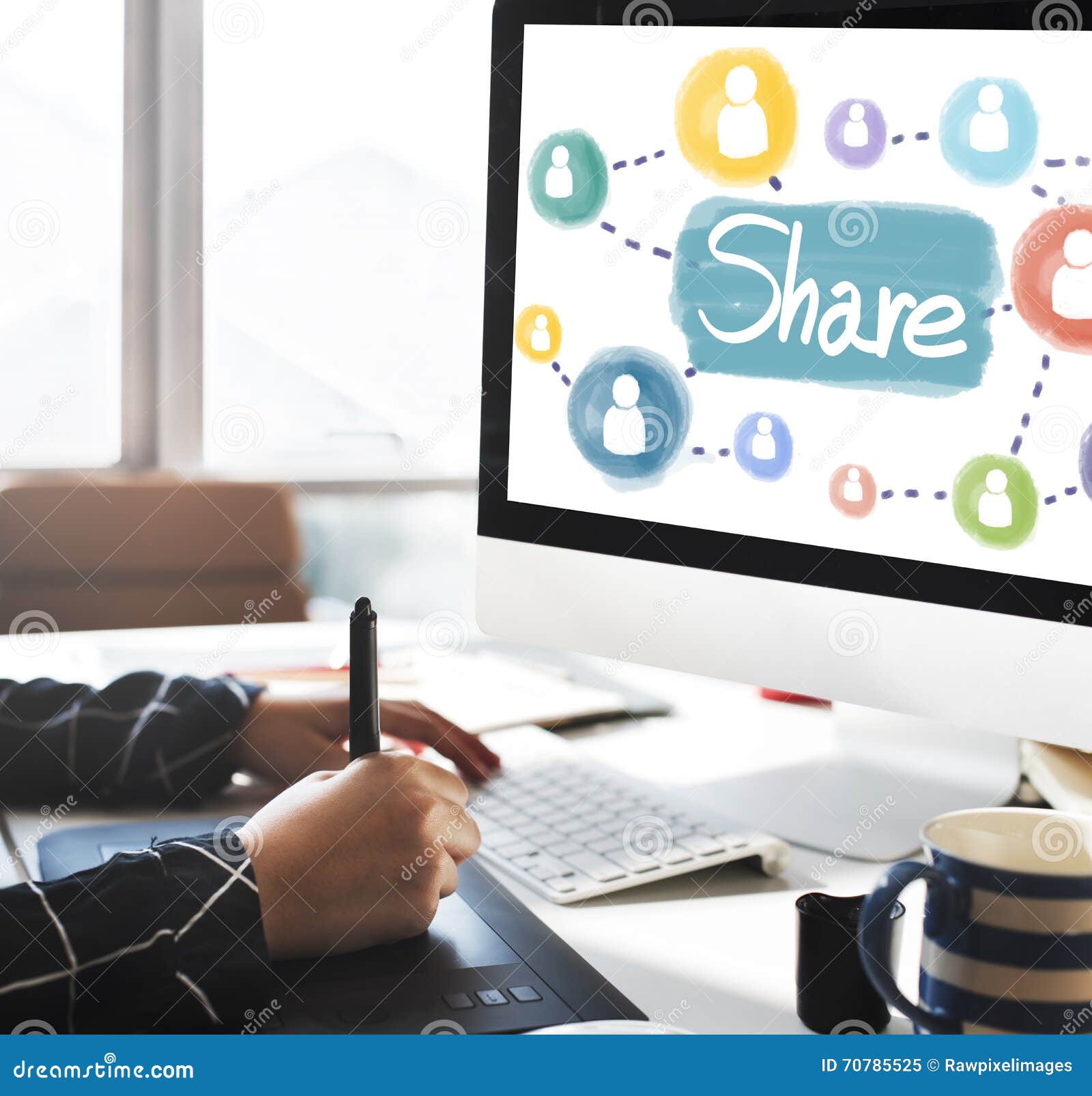 Share Sharing Connection Networking Concept Stock Image - Image of link ...