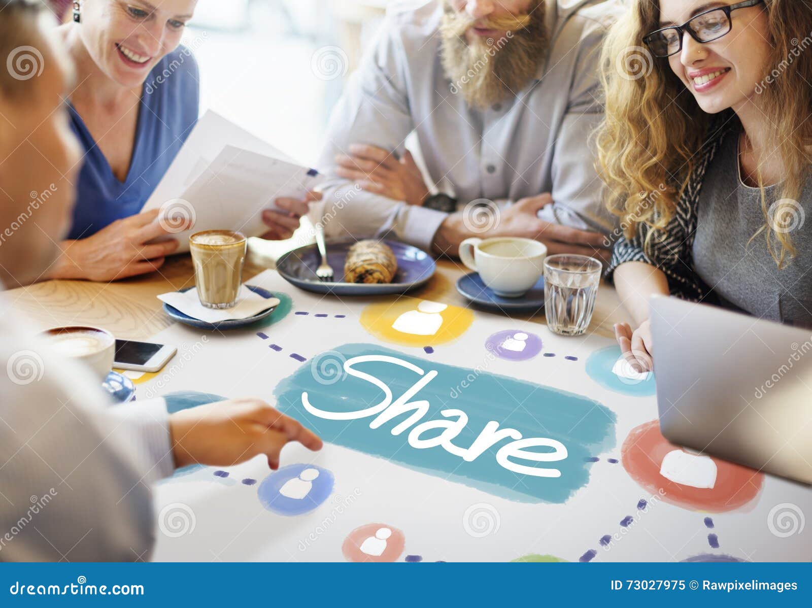 Share Sharing Connection Networking Concept Stock Image - Image of ...