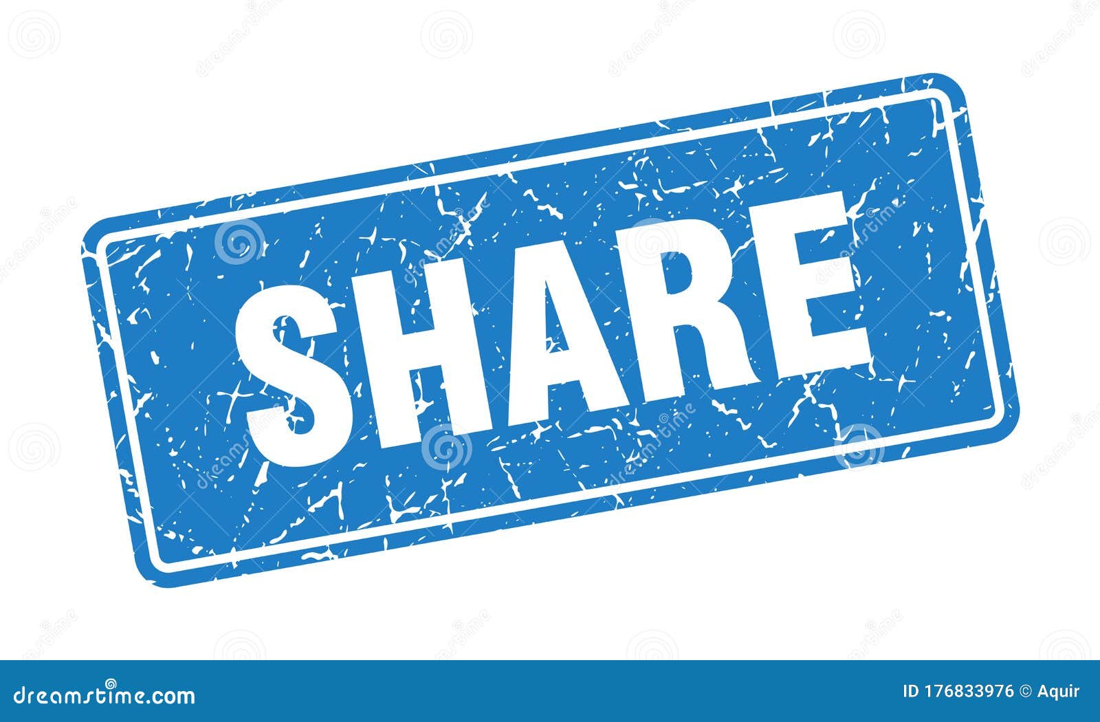 Share Sign. Share Grunge Stamp Stock Vector - Illustration of blue ...