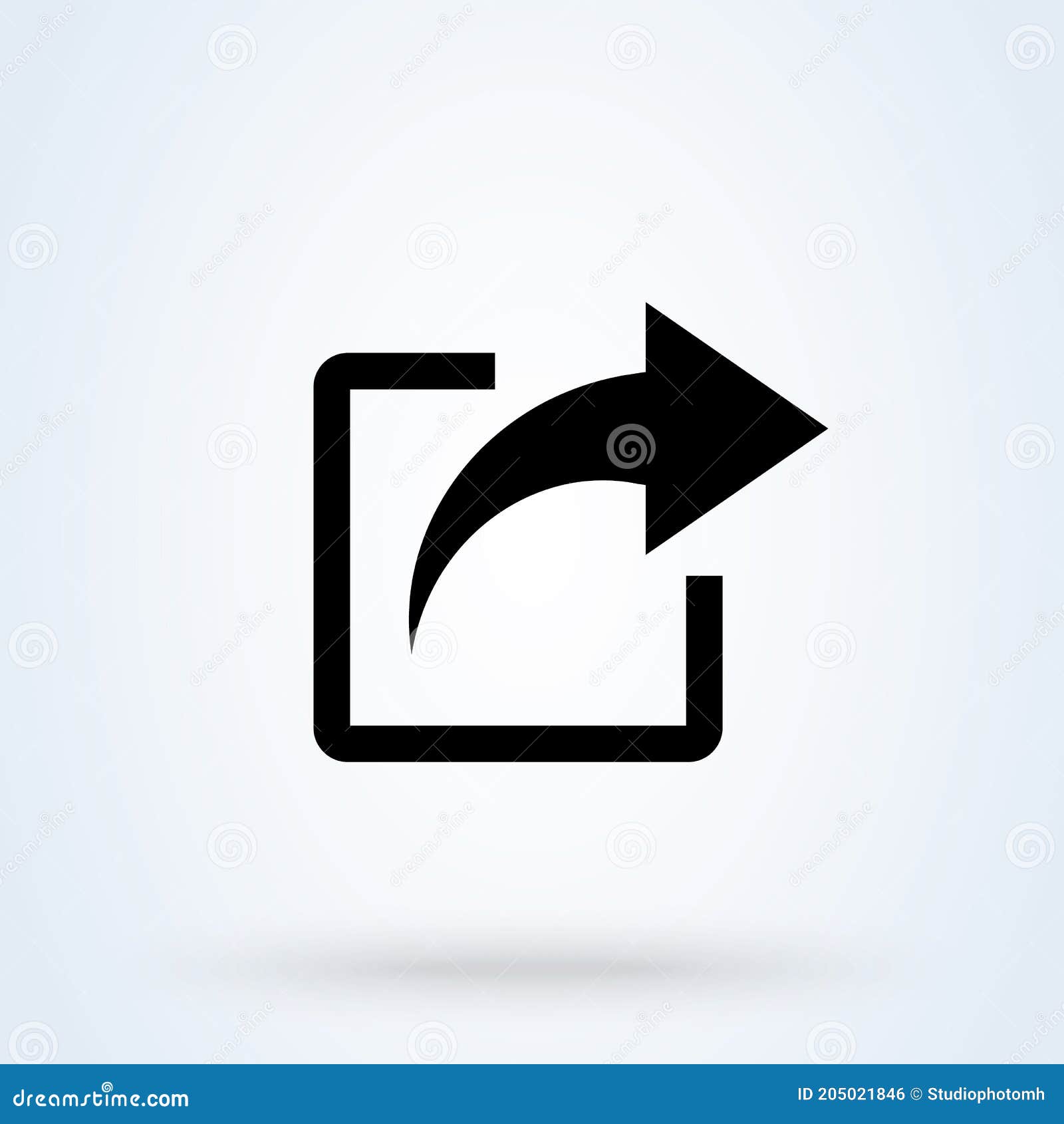 Share Sign Icon or Logo. File Sharing Concept Stock Vector ...