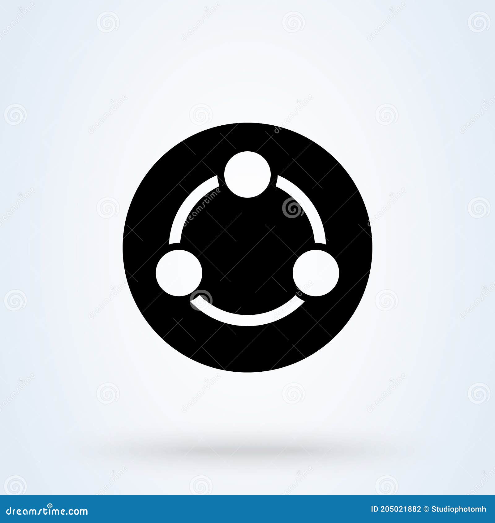 Share Sign Icon or Logo. File Sharing Concept Stock Vector ...