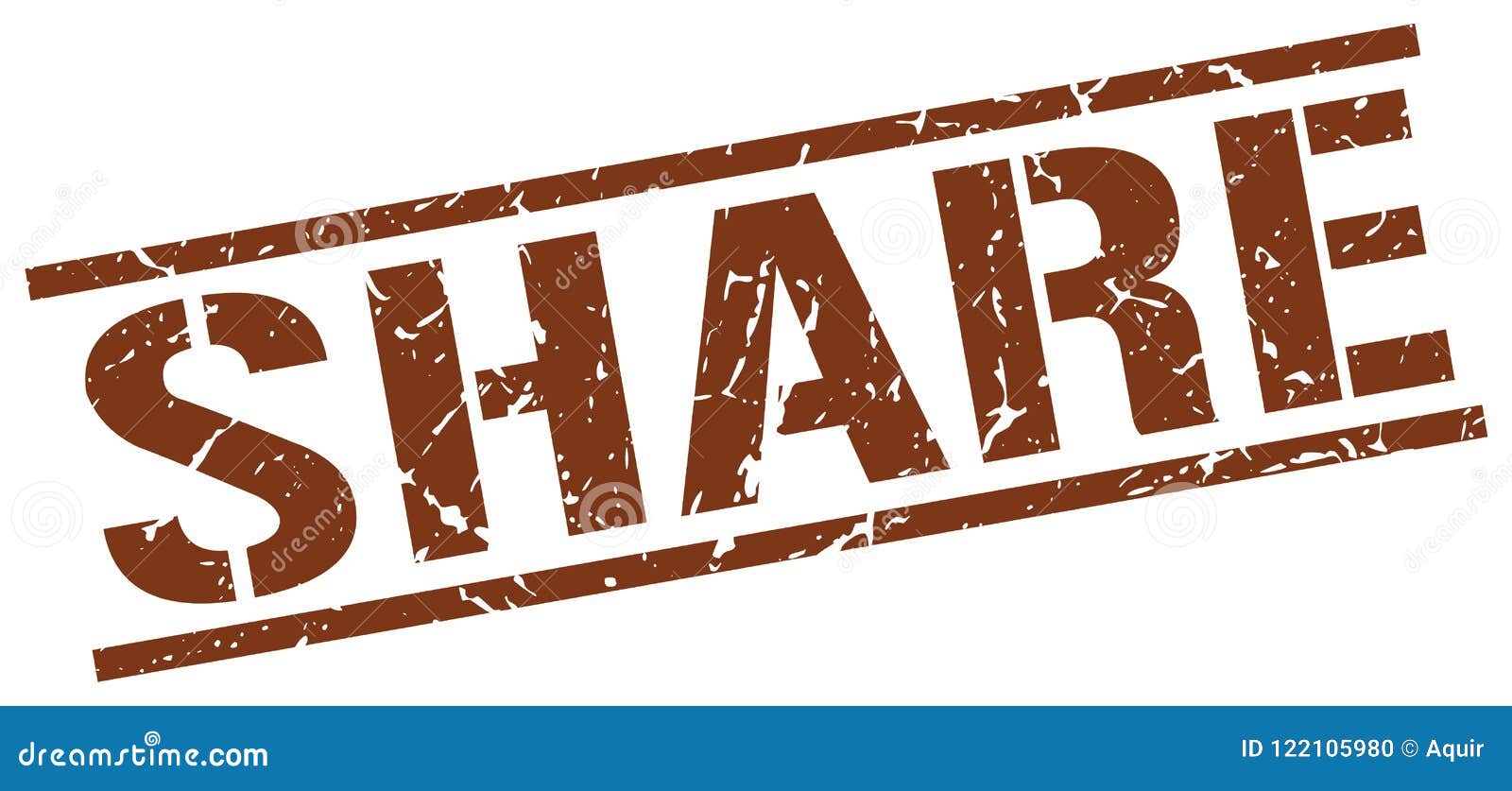 Share stamp stock vector. Illustration of badge, vintage - 122105980