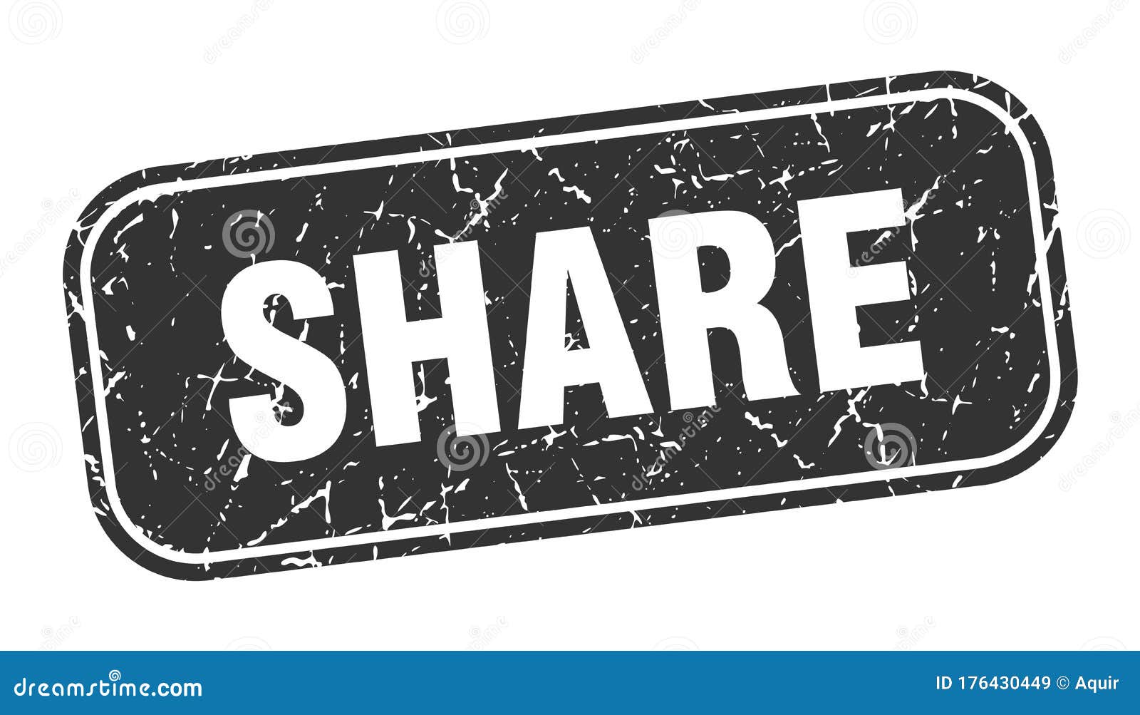 Share Stamp. Share Square Grungy Isolated Sign Stock Vector ...