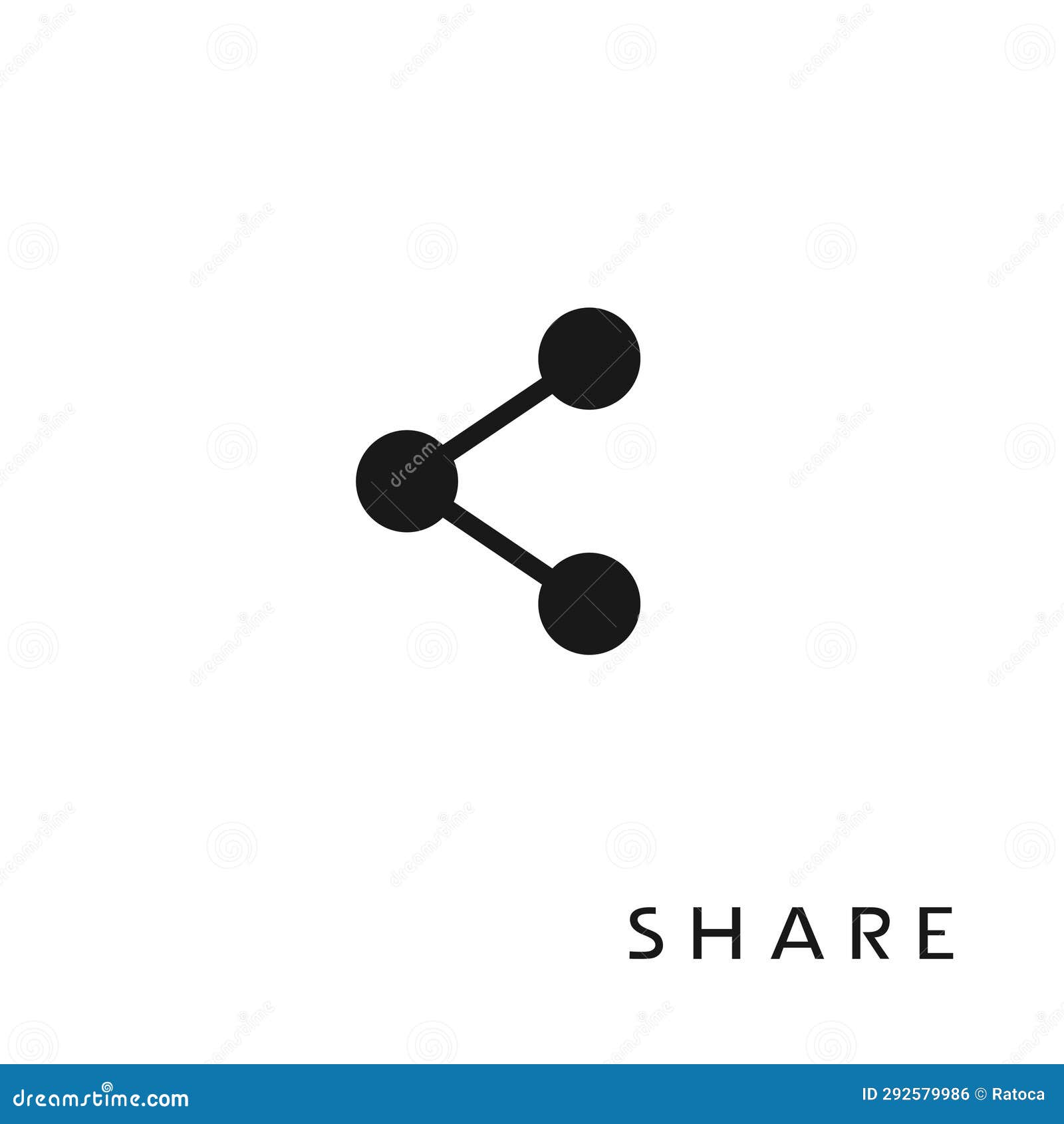 Share symbol design stock vector. Illustration of share - 292579986
