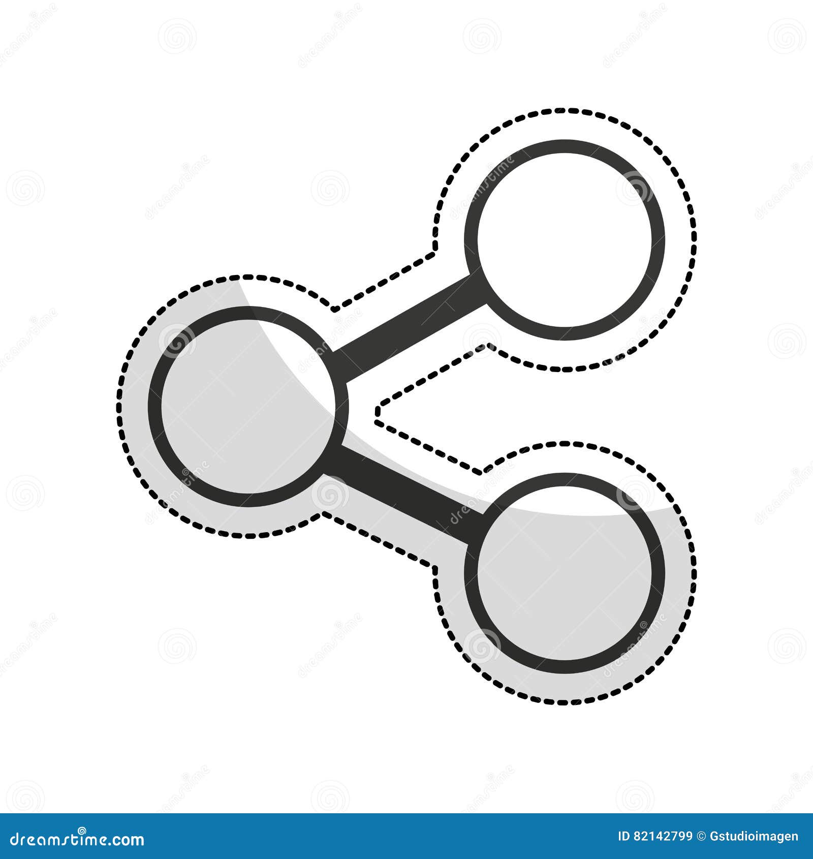 Share symbol isolated icon stock illustration. Illustration of mark ...