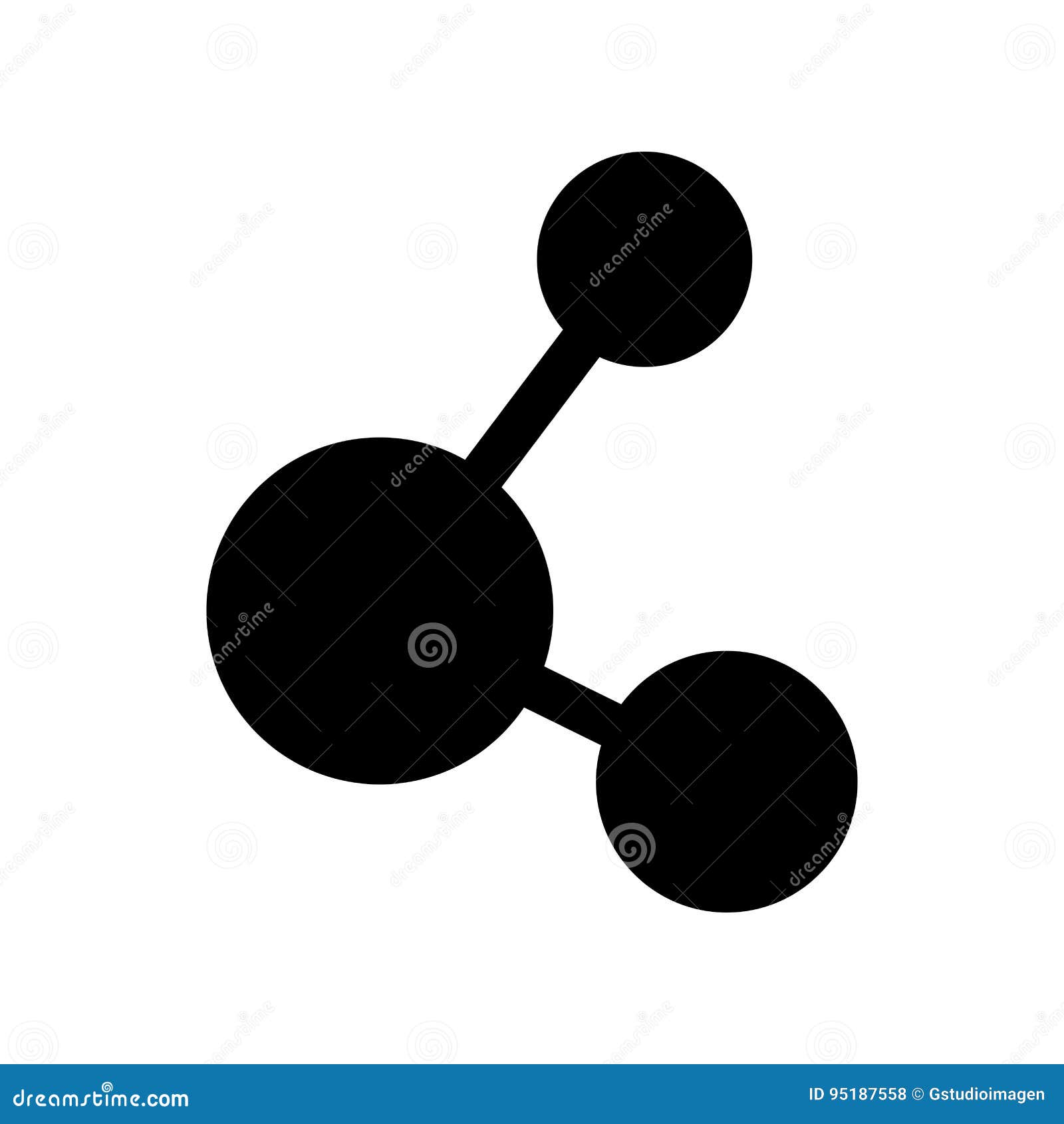 Share symbol isolated icon stock vector. Illustration of share - 95187558