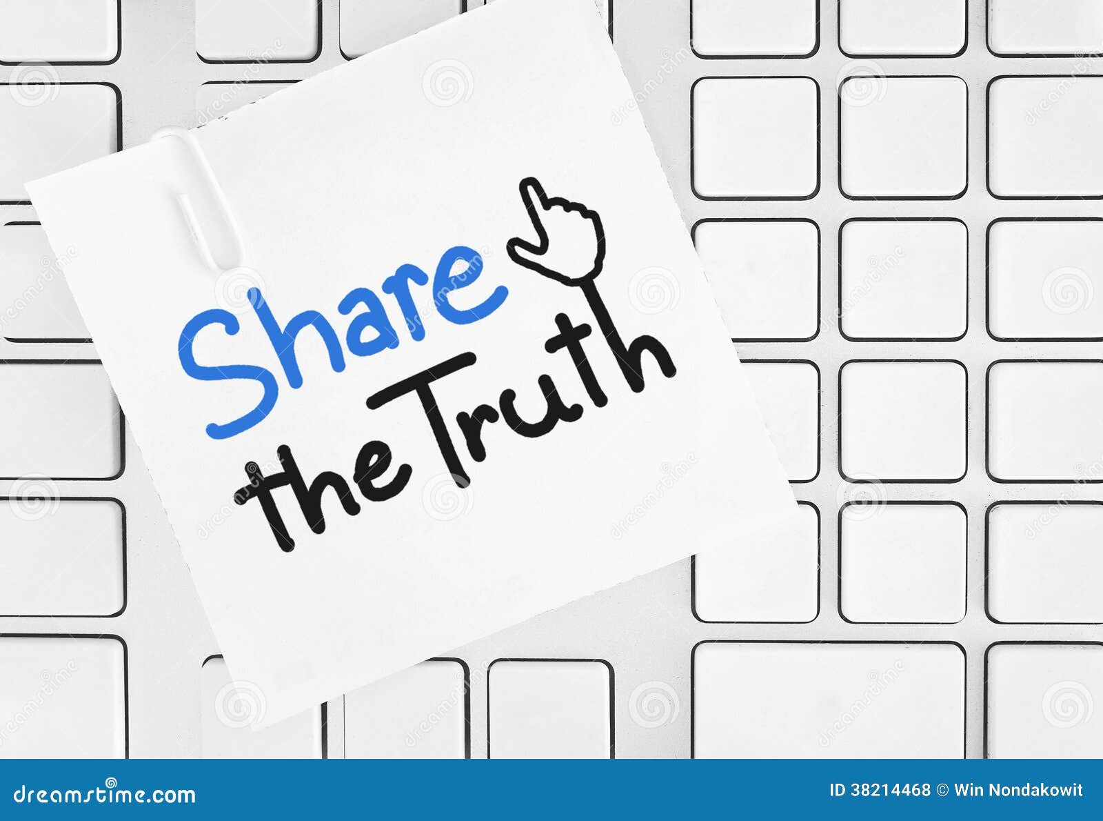 Share the truth stock photo. Image of black, message - 38214468