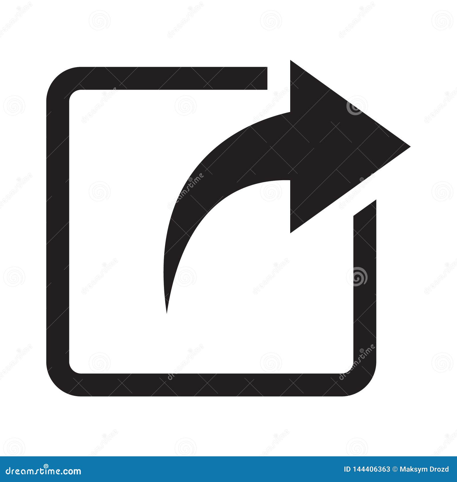 Share, UI Icon. Web Icon. Sharing, Social Media, Distribute Emblem ...