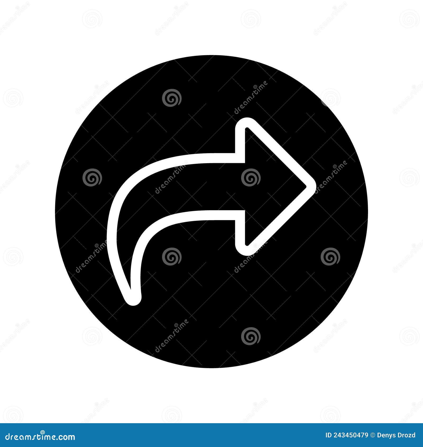 Share Vector Icon Set. Arrow Symbol. Button Connection Illustration ...