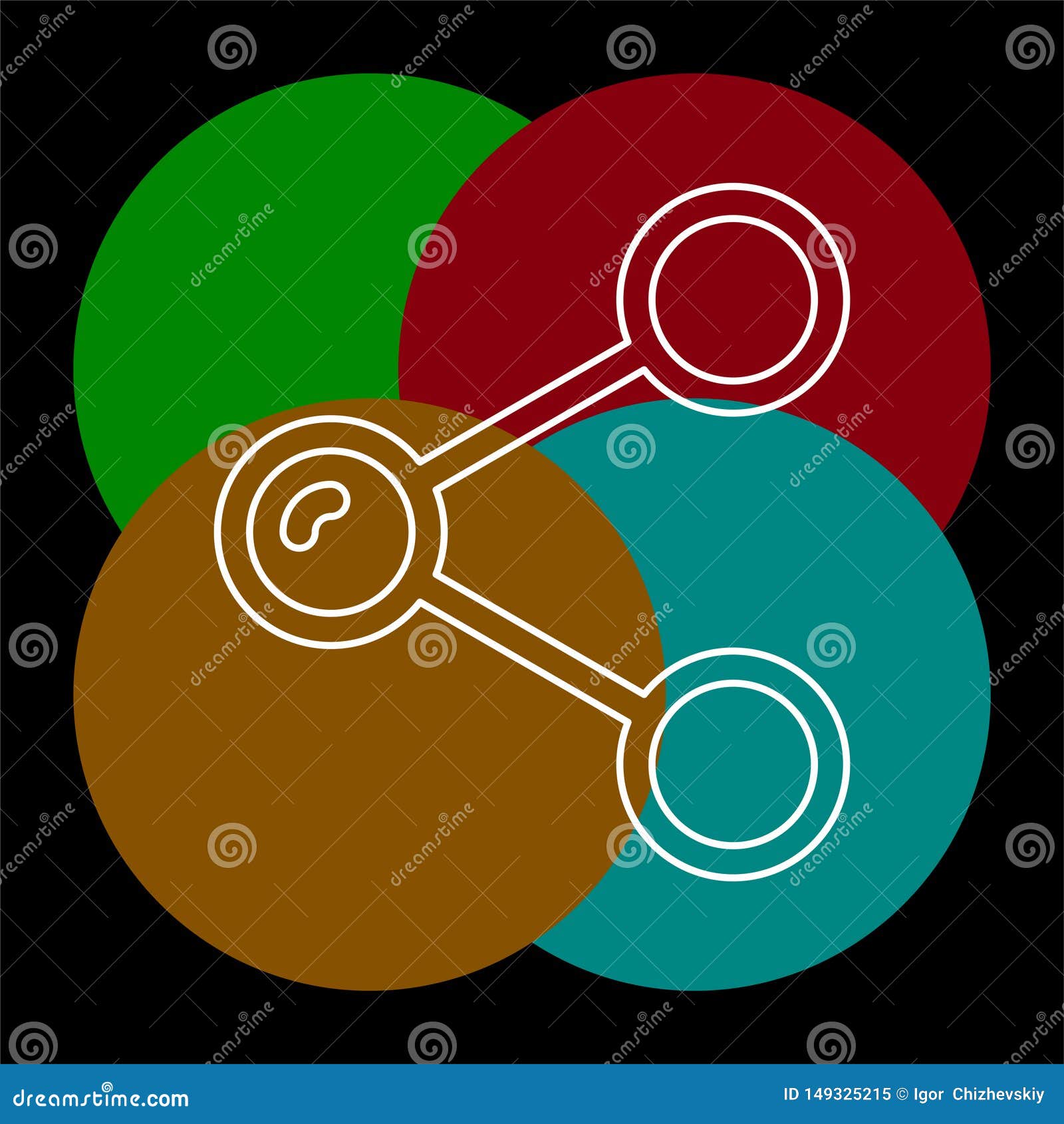Share vector icon stock vector. Illustration of computer - 149325215