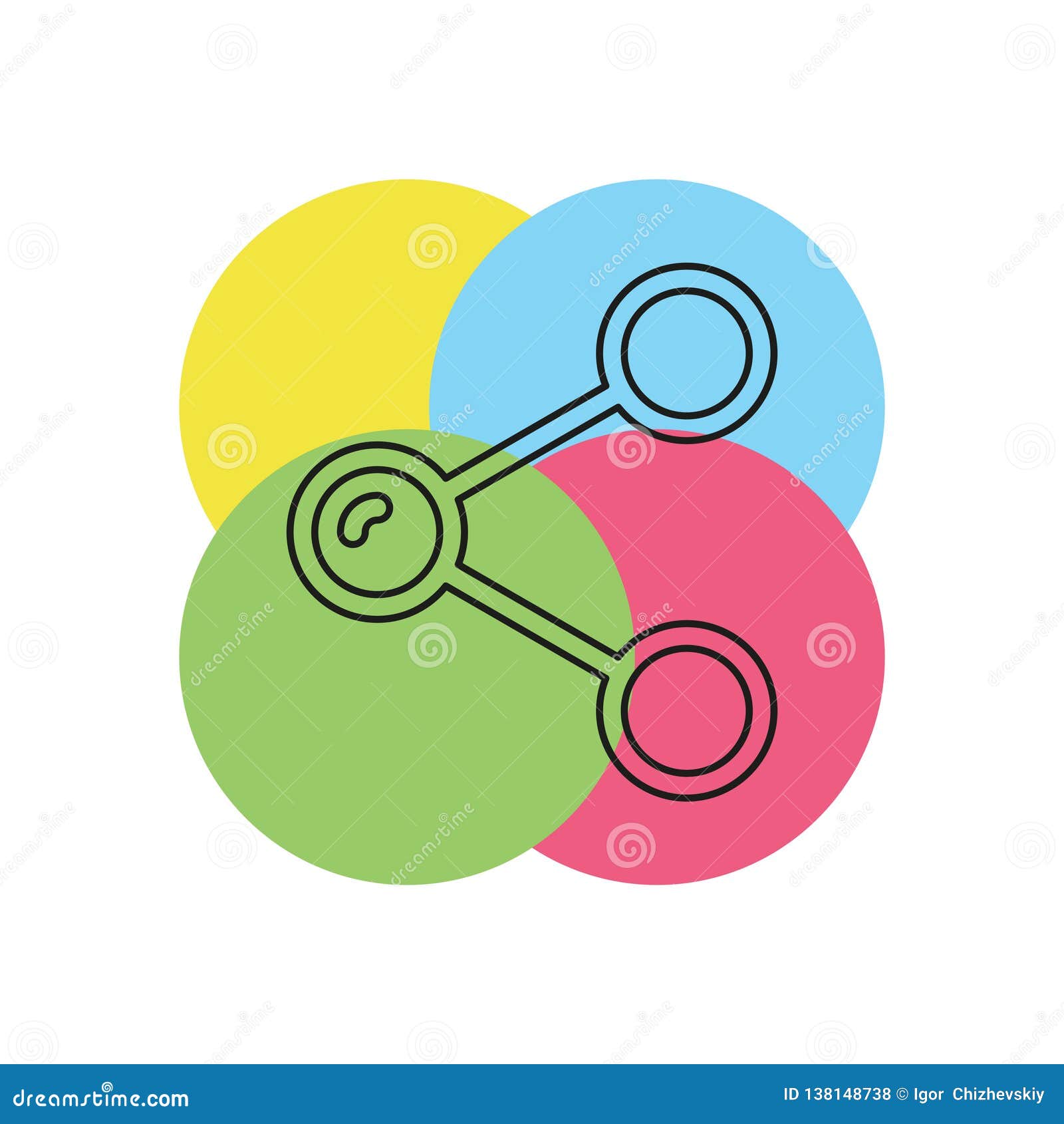 Share vector icon stock illustration. Illustration of office - 138148738
