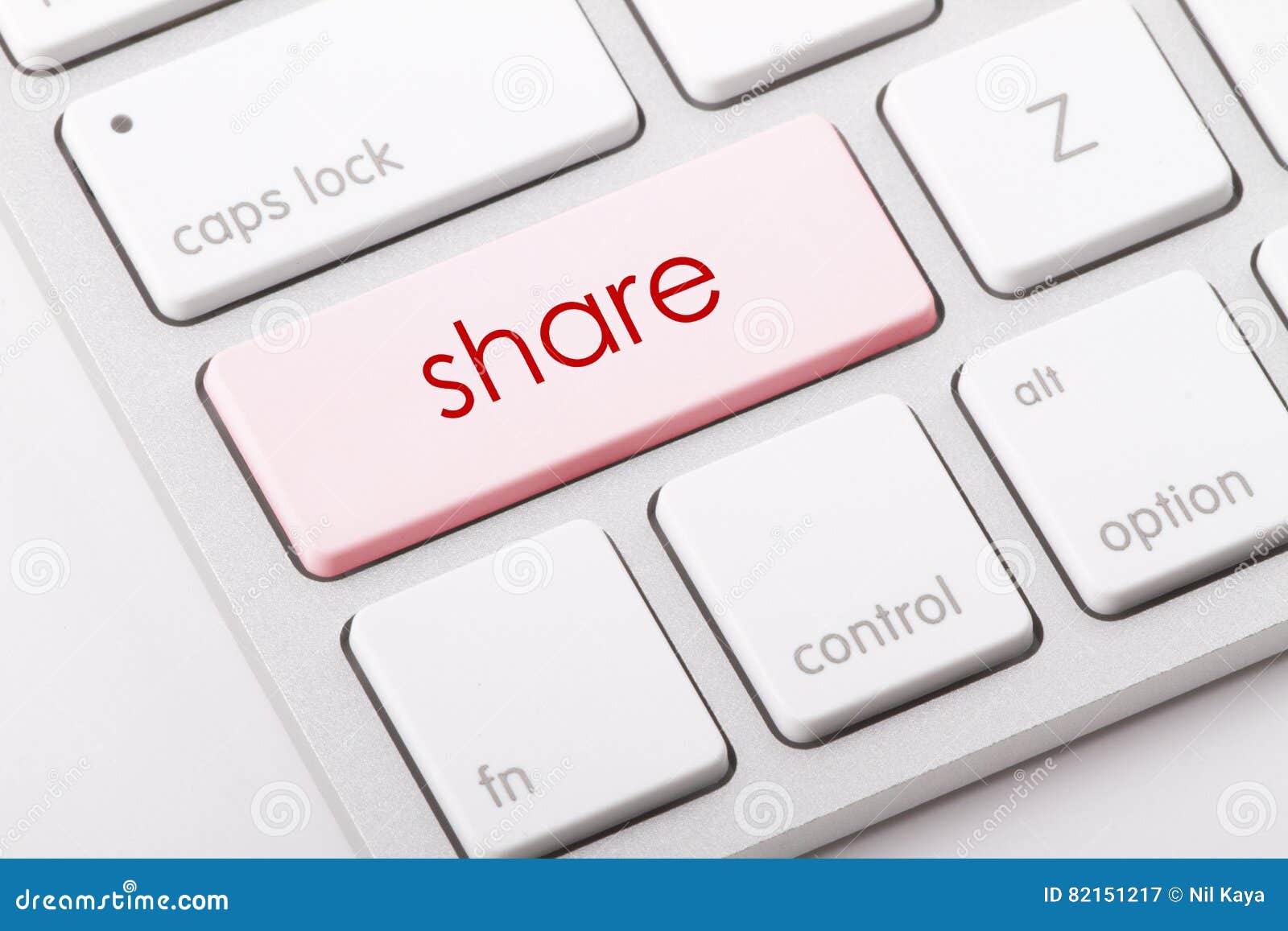 Share word on keyboard. stock image. Image of download - 82151217