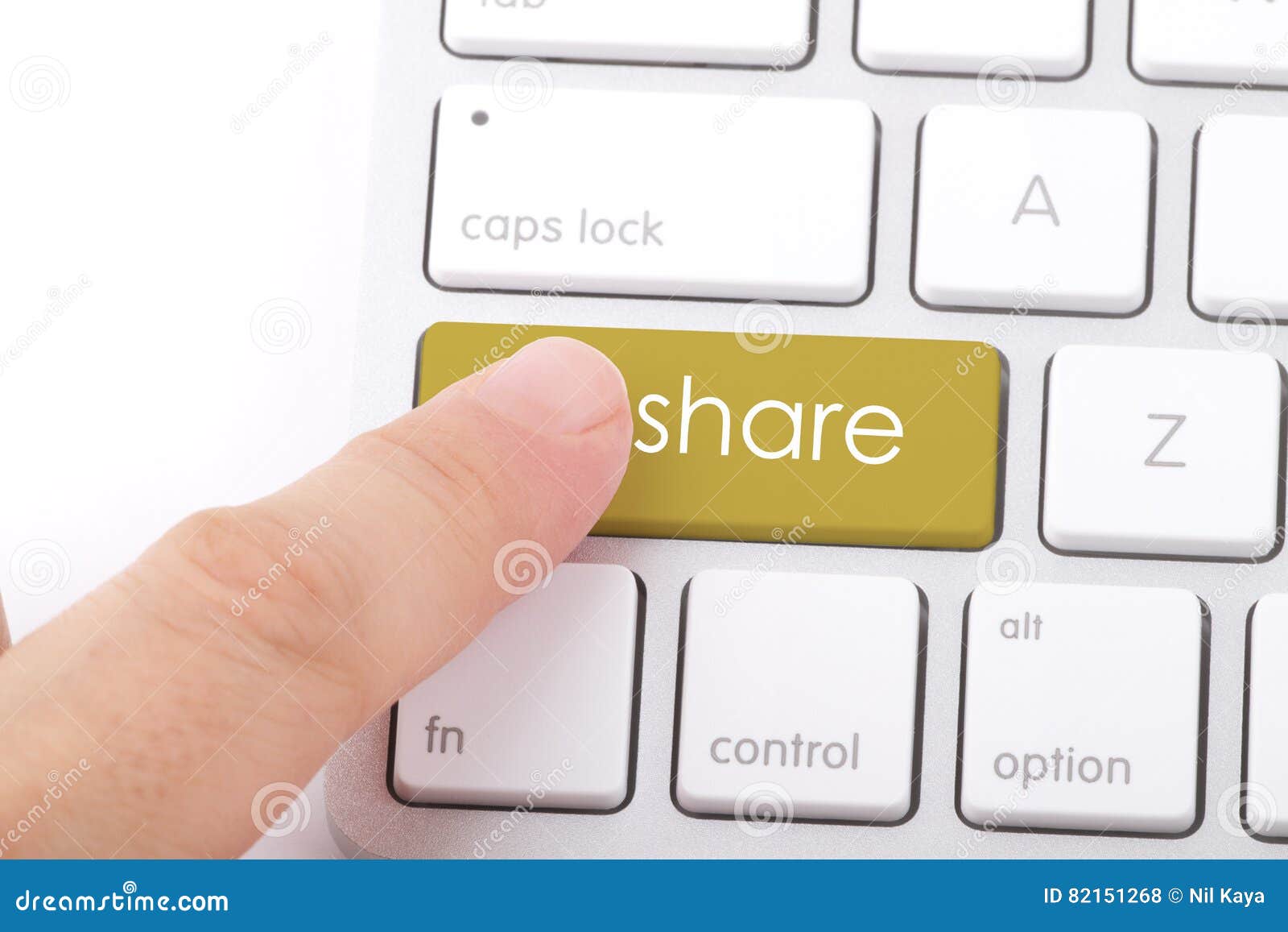 Share word on keyboard. stock photo. Image of button - 82151268