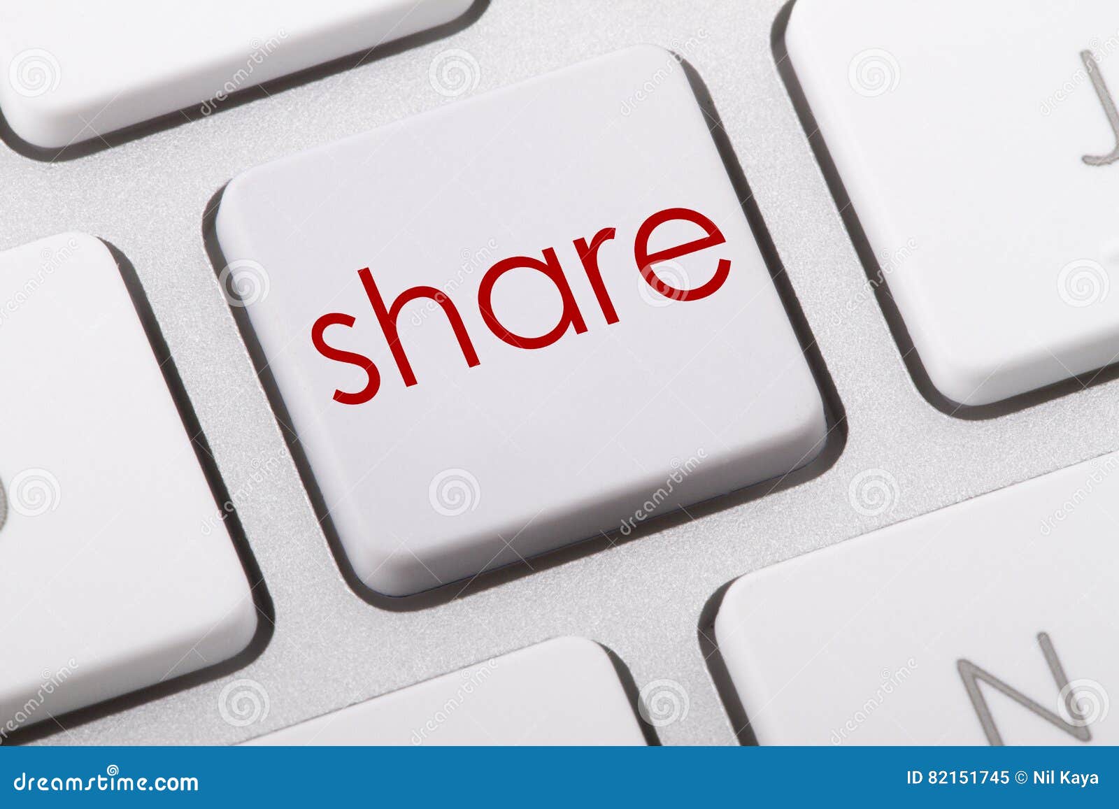 Share word on keyboard. stock image. Image of problems - 82151745