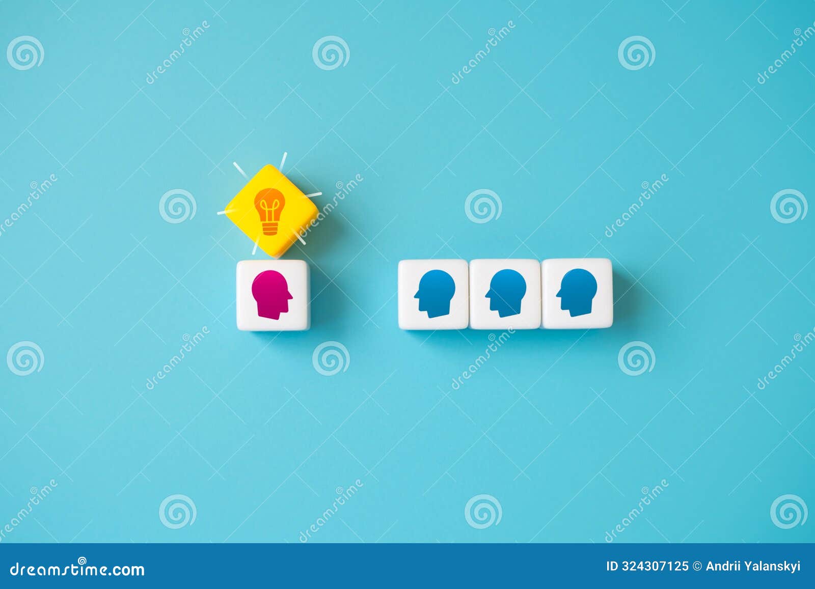 Share Your Idea with Others and Lead a New Business Project. Stock ...