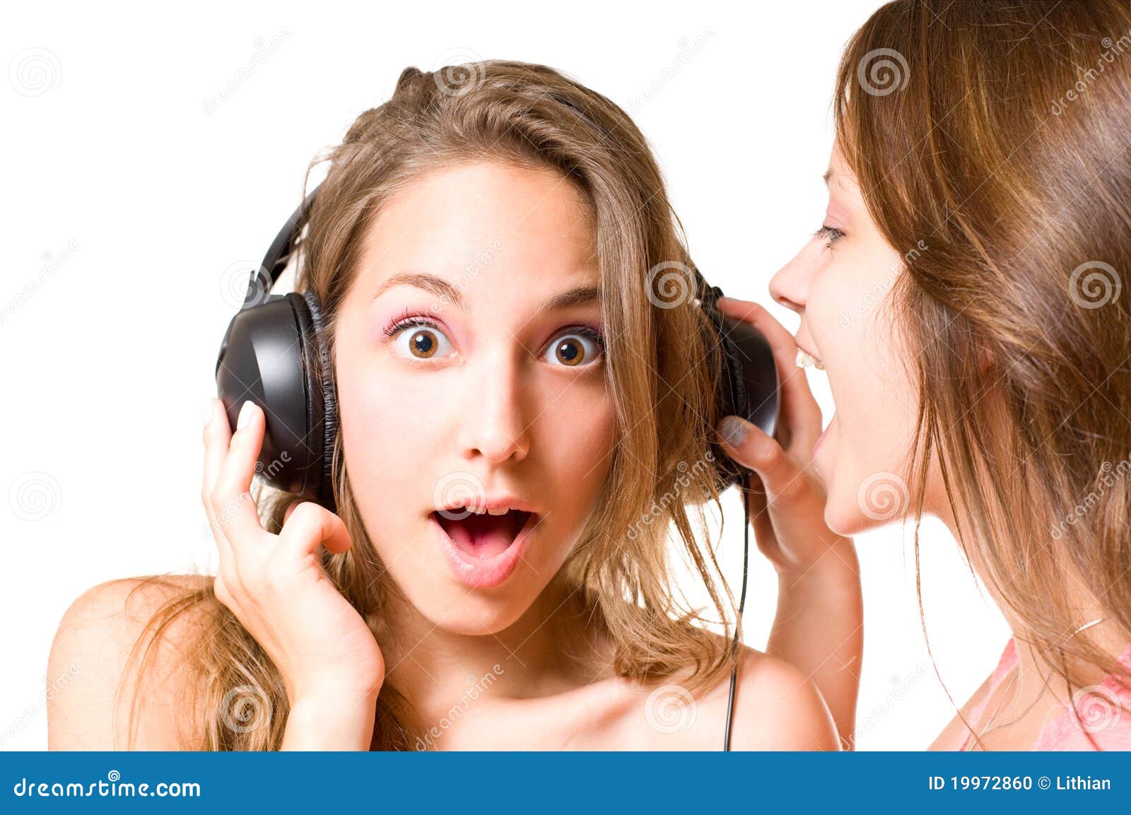 Share your music!!!! stock photo. Image of cute, fresh - 19972860