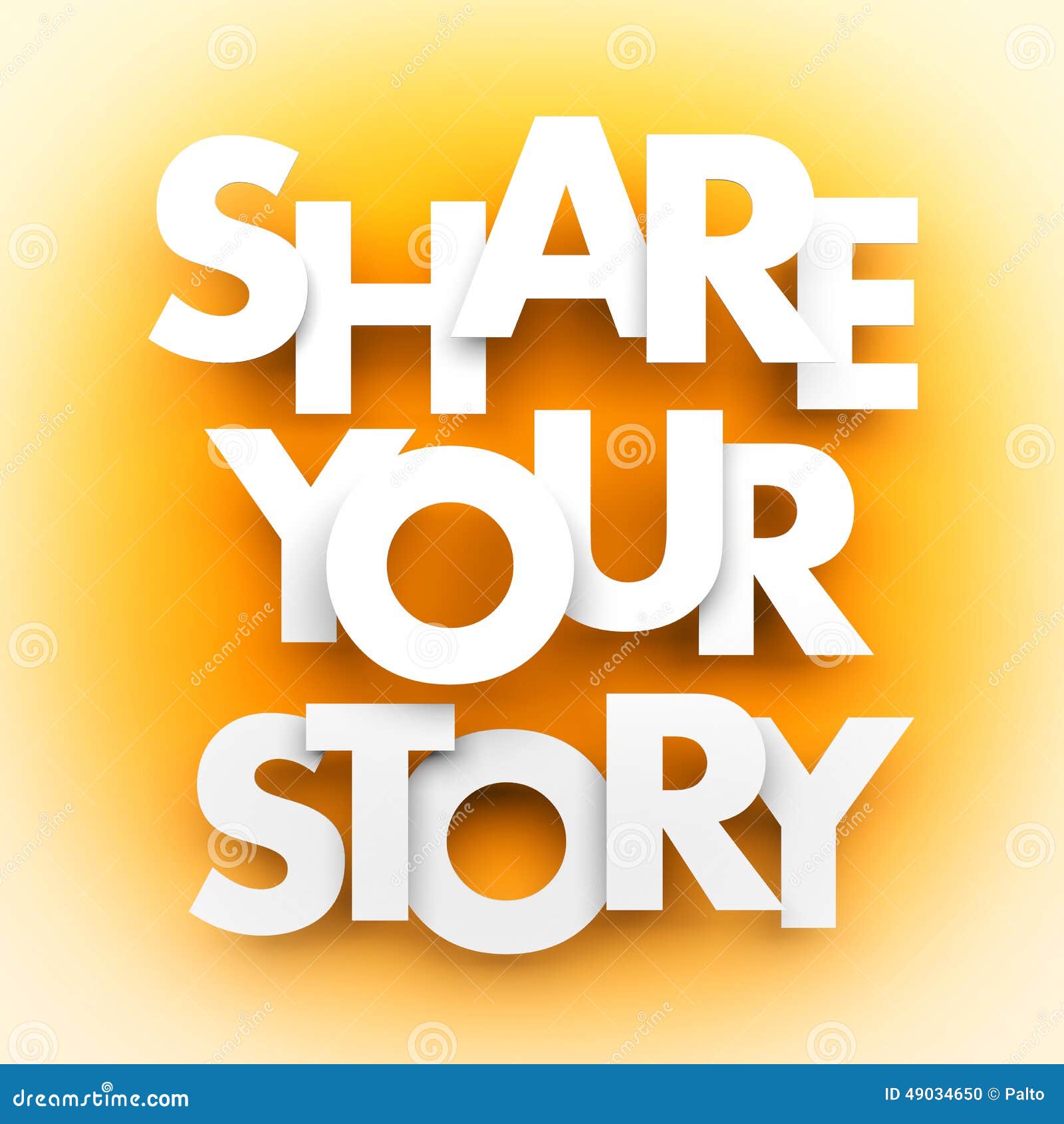 Share your story stock illustration. Illustration of concept - 49034650