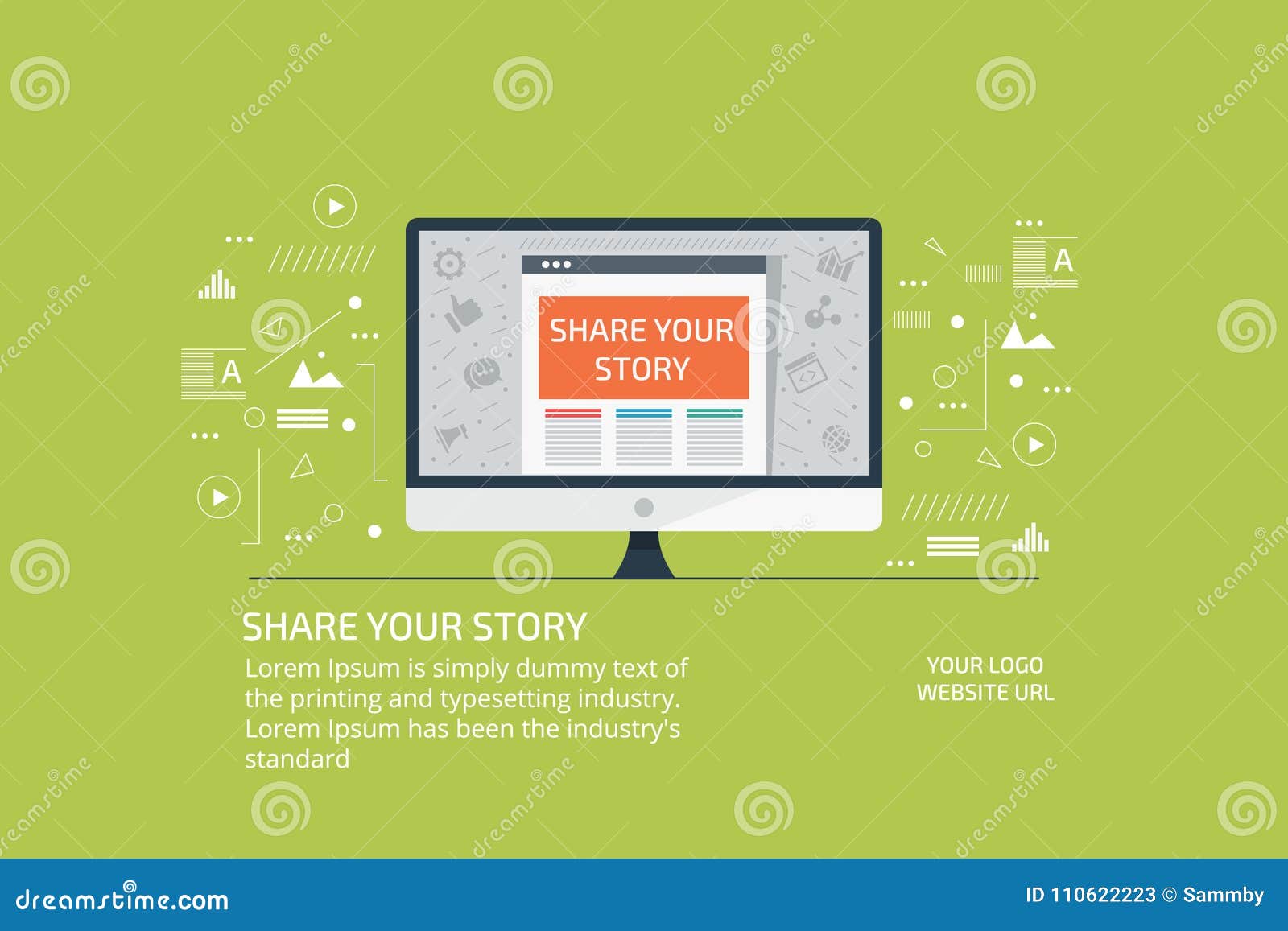 Share Your Story, Content Marketing, Social Media, Storytelling ...