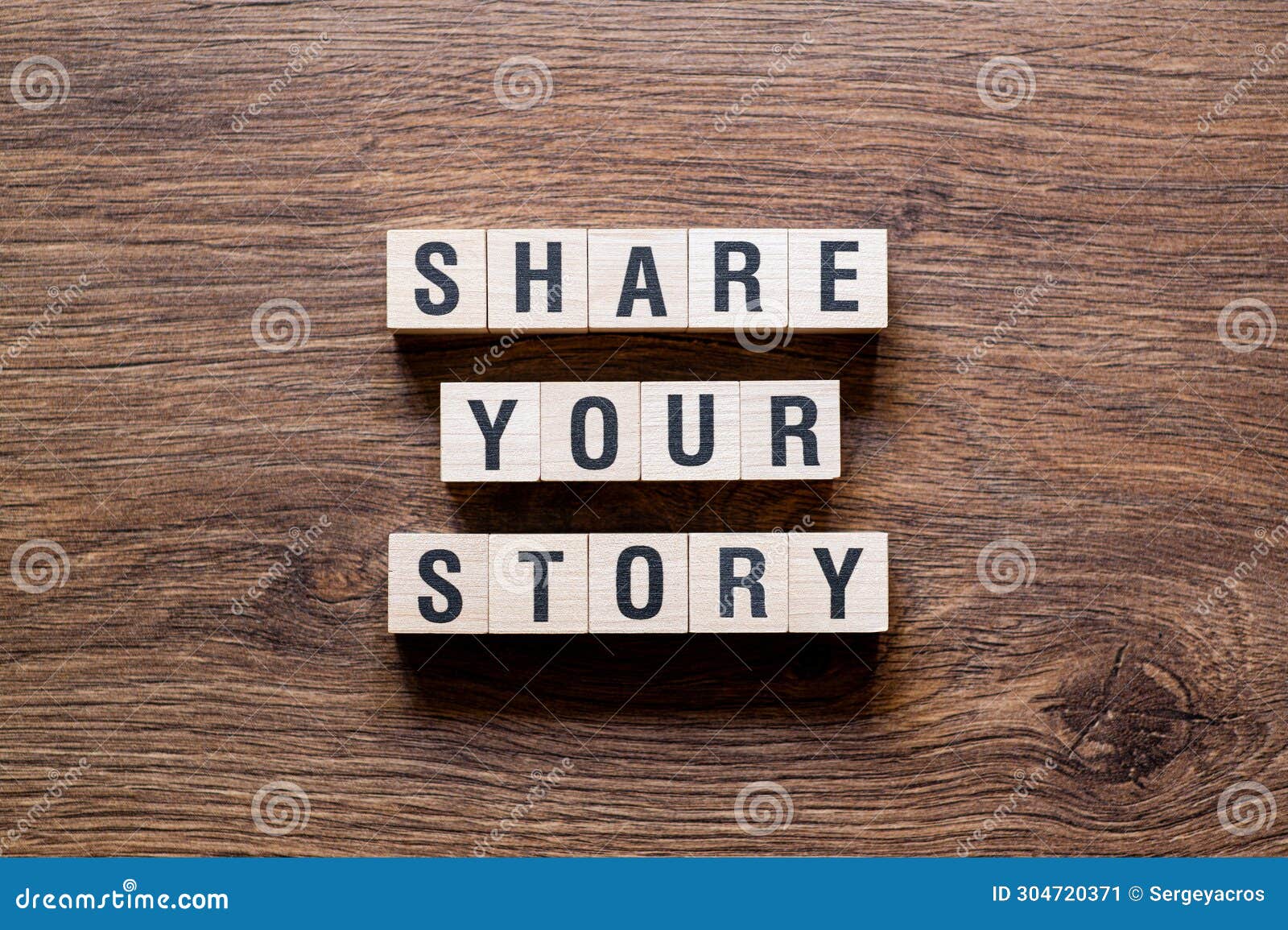 Share Your Story - Word Concept on Building Blocks, Text Stock Image ...
