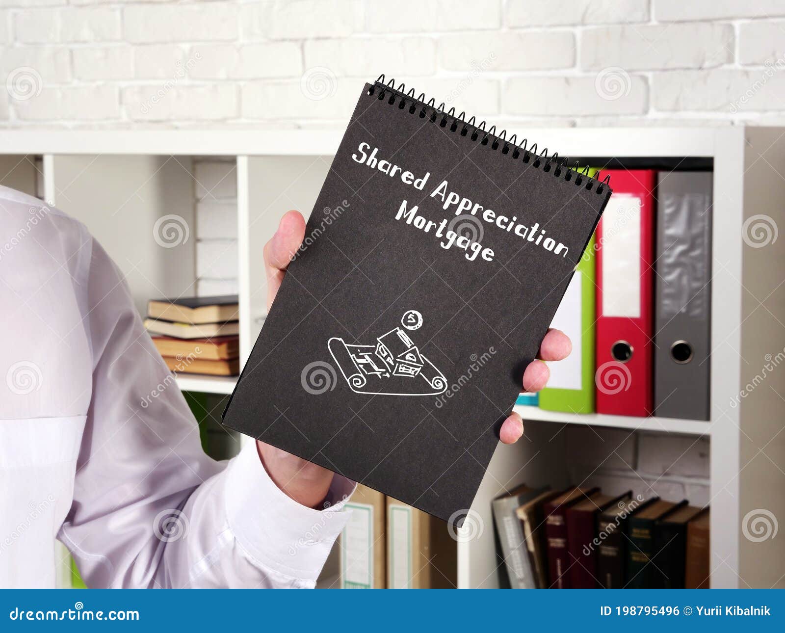 Shared Appreciation Mortgage Inscription on the Sheet Stock Photo ...