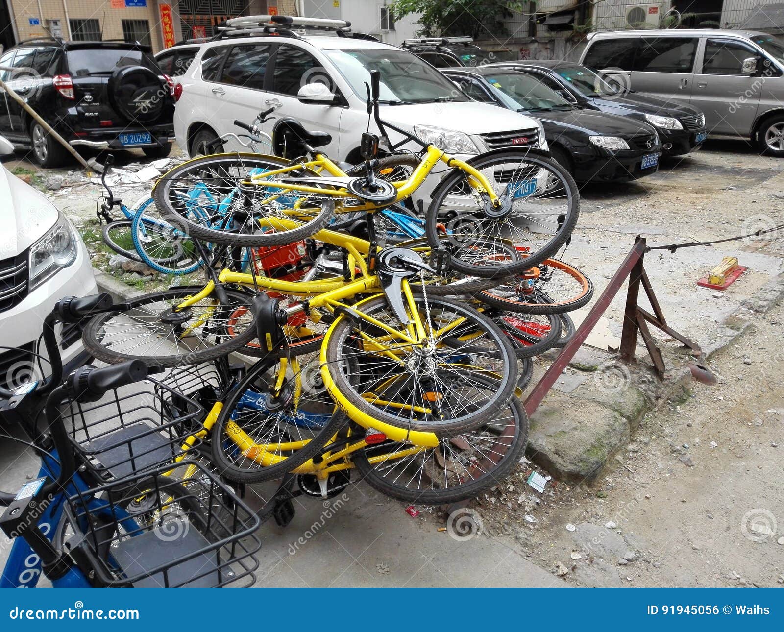 Pile Of Damaged Electrical Power Outlets At The Garbage Factory Stock ...