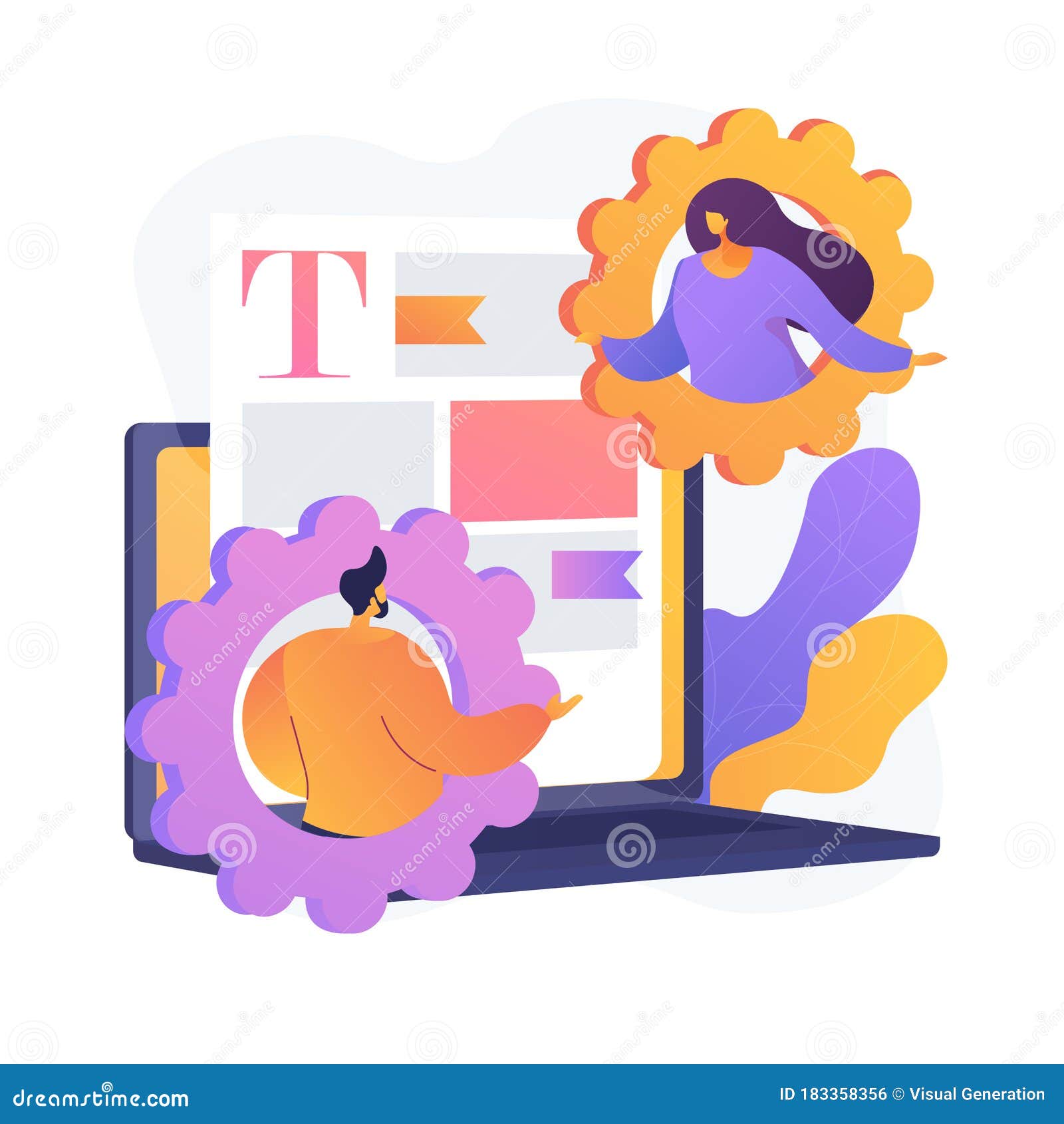 Collaborative Software Infographics Linear Icons Collection Royalty ...