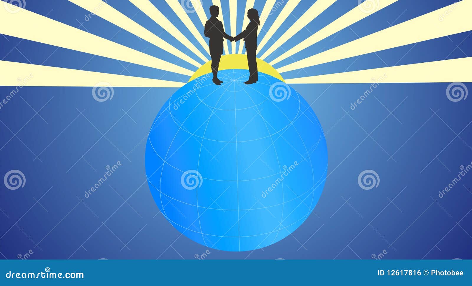 Shared the Earth stock illustration. Illustration of infinite - 12617816