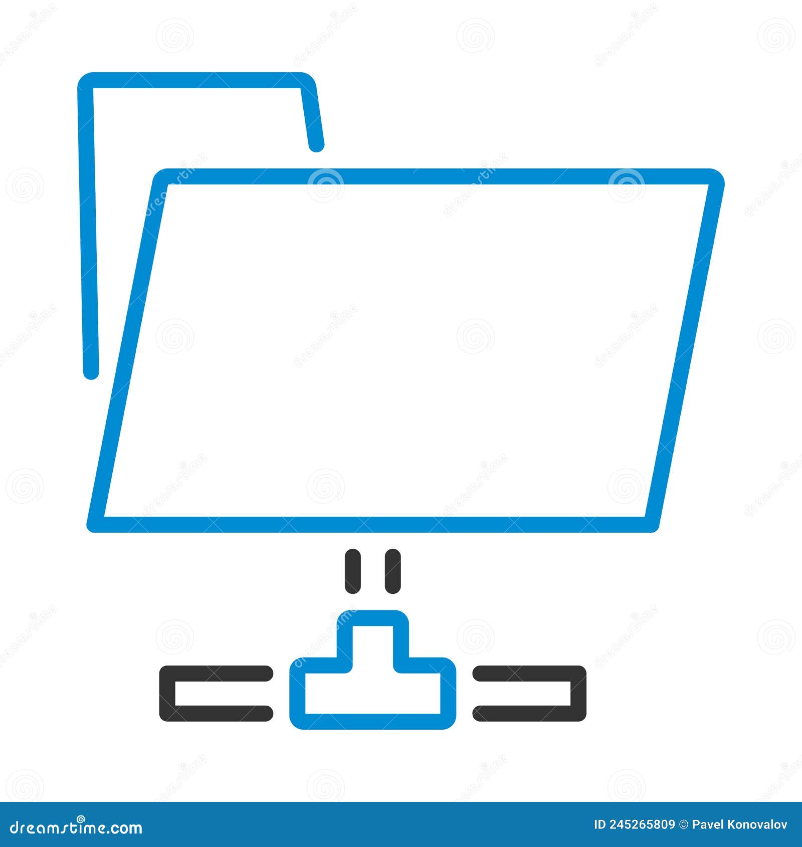 Shared Folder Icon stock vector. Illustration of lineart - 245265809 Shared Folder Icon stock vector. Illustration of lineart - 245265809
