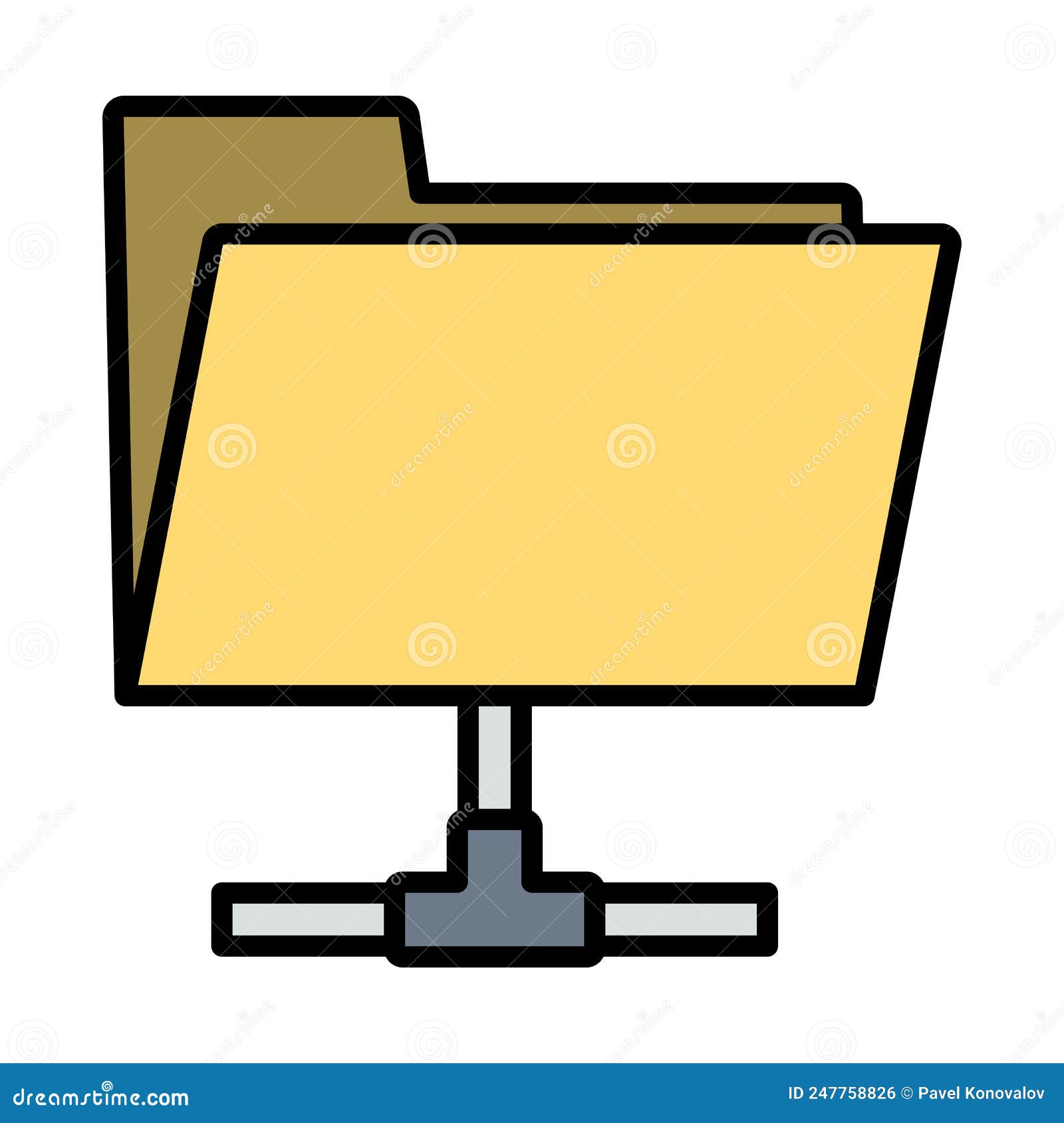 Shared Folder Icon stock vector. Illustration of catbusinessmetaphors ... Shared Folder Icon stock vector. Illustration of catbusinessmetaphors ...