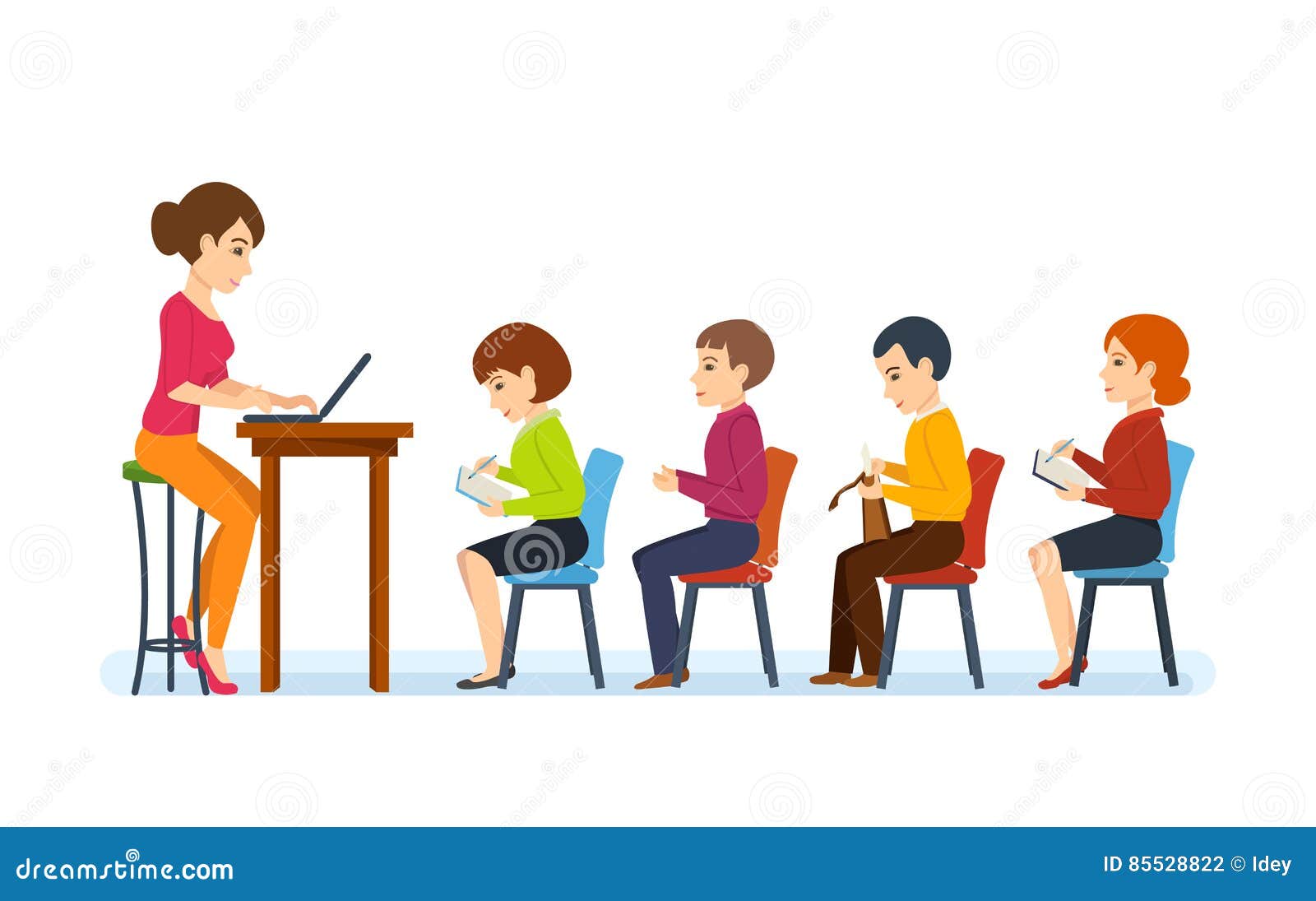 Shared Information, Discuss Business Issues with Audience of Colleagues ...