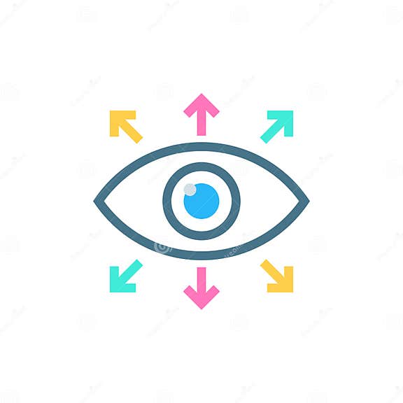 SHARED VISION Icon in . Logotype Stock Illustration - Illustration of ...