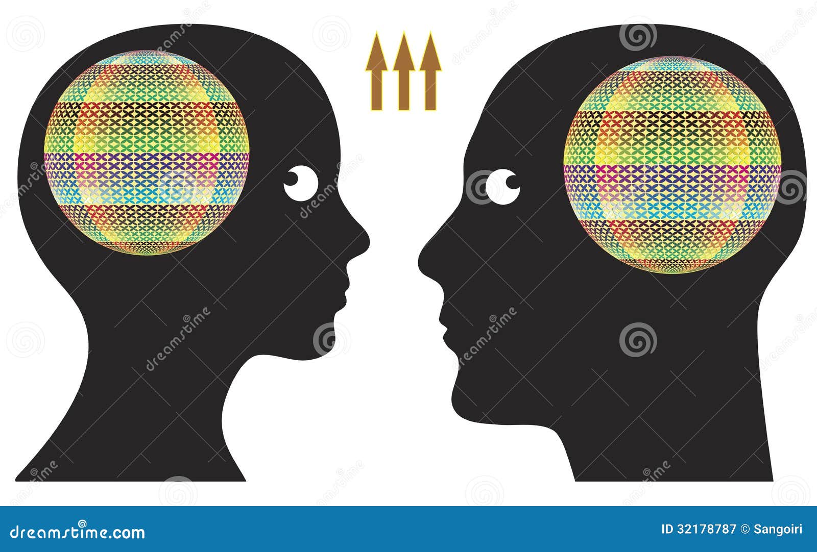 Shared vision stock vector. Illustration of partner, couple - 32178787