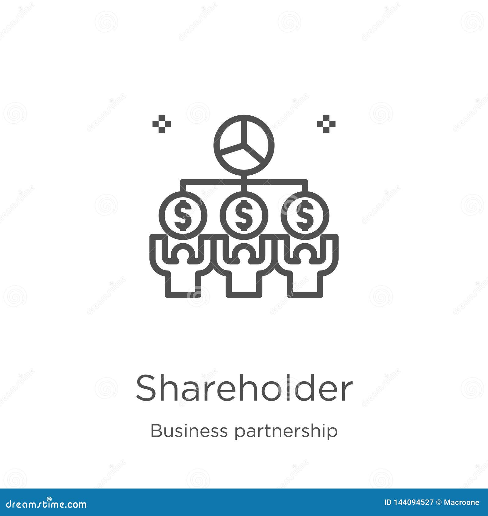 Shareholder Icon On White, Vector | CartoonDealer.com #194757702
