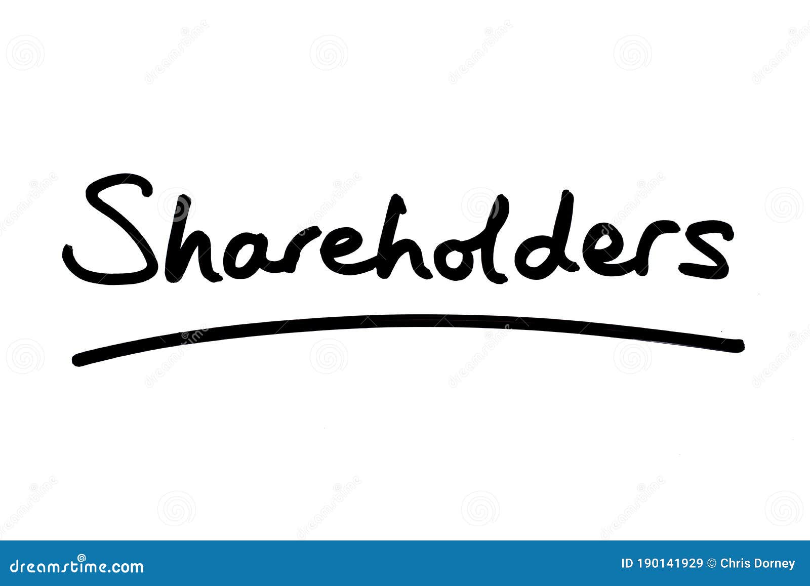 Shareholders stock illustration. Illustration of business - 190141929