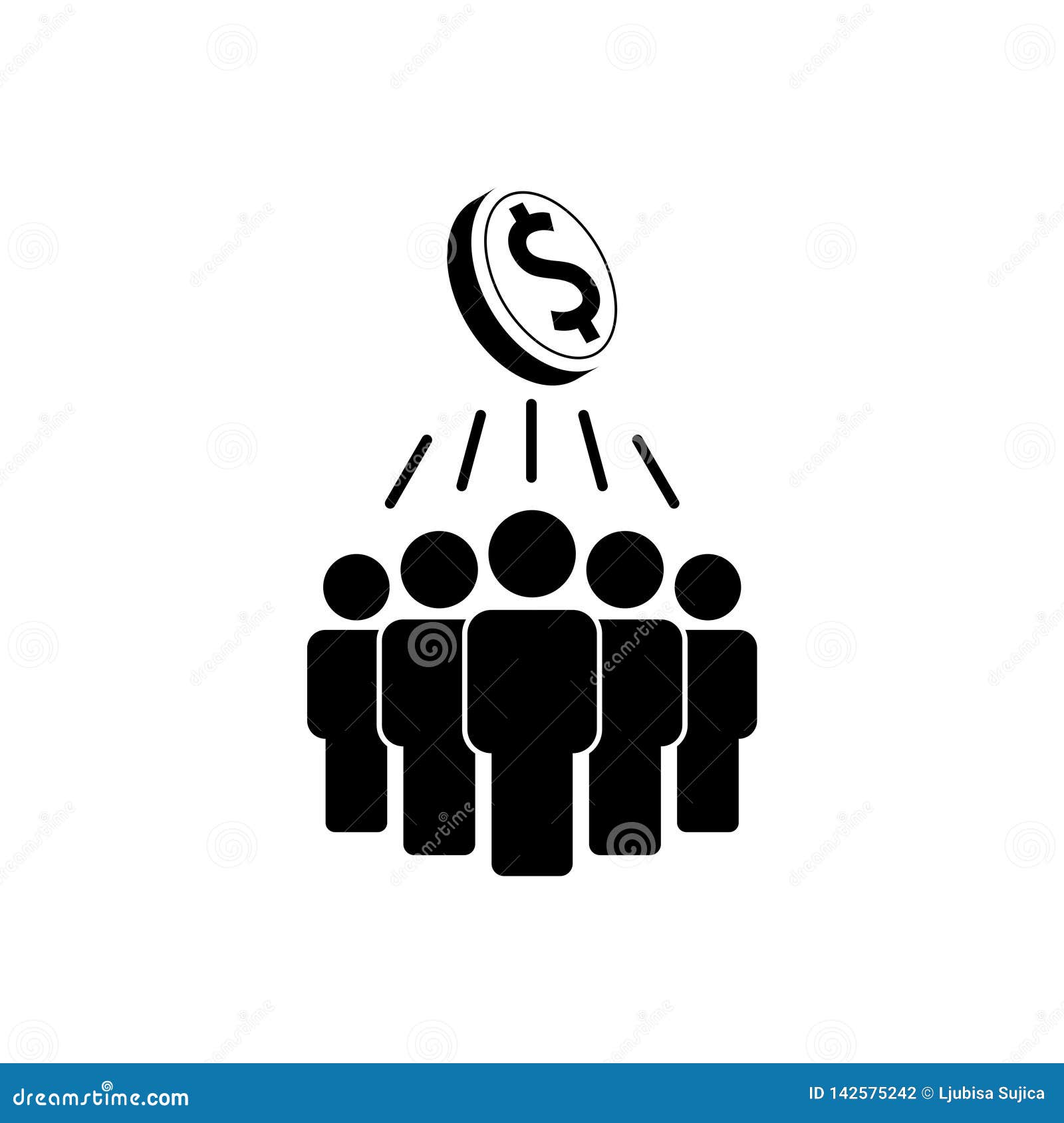 Shareholders icon or sign stock vector. Illustration of businessmen ...