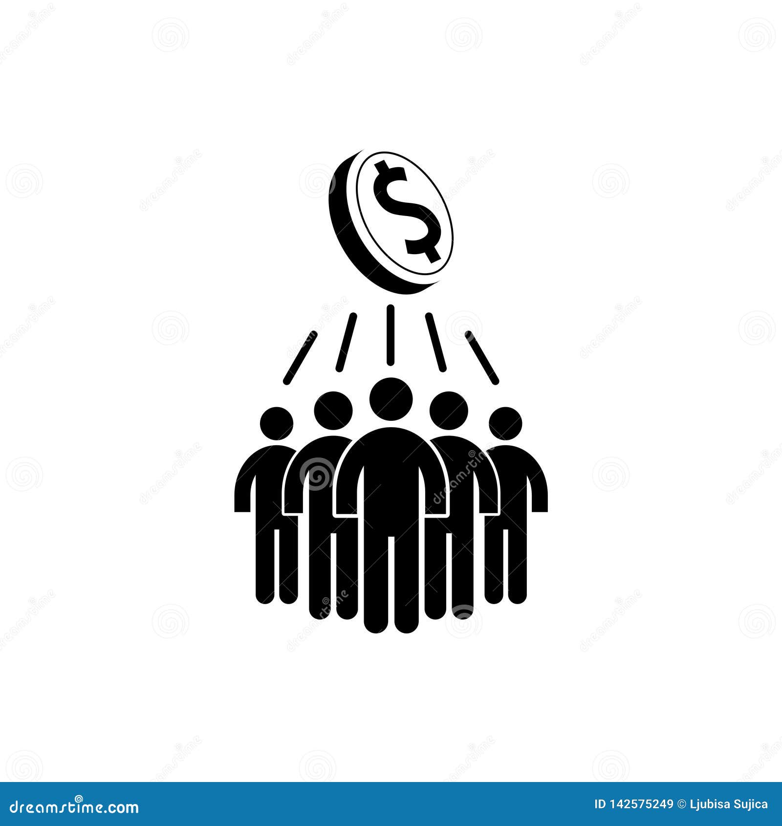 Shareholders icon or sign stock vector. Illustration of graphic - 142575249