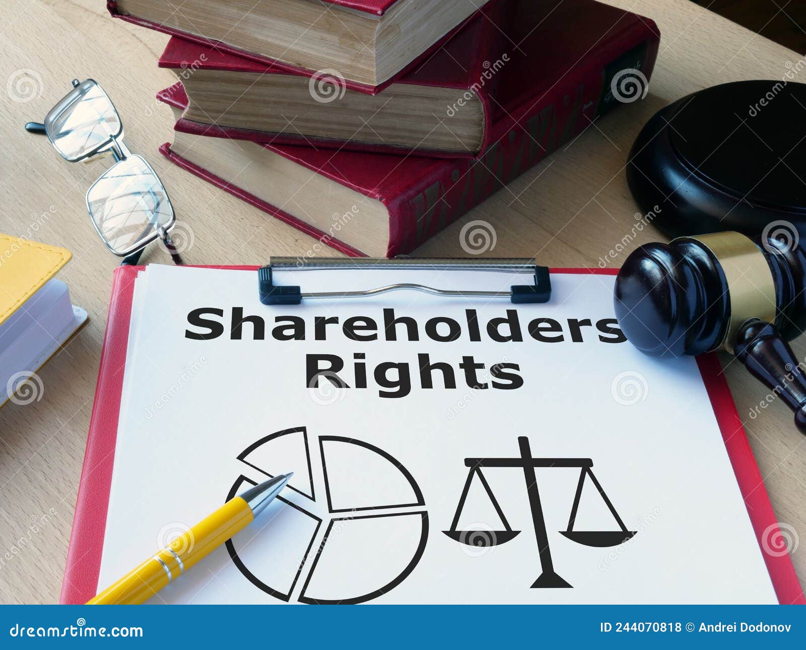 Shareholders Rights are Shown on the Photo Using the Text Stock Photo ...