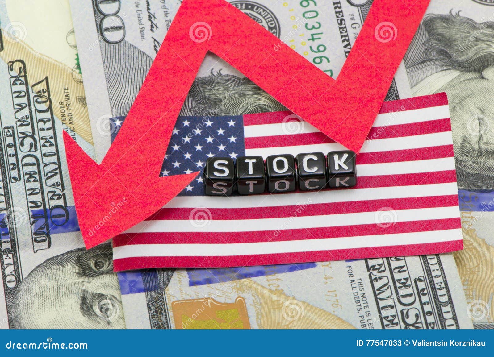 Shares fall concept stock image. Image of cubes, heap - 77547033