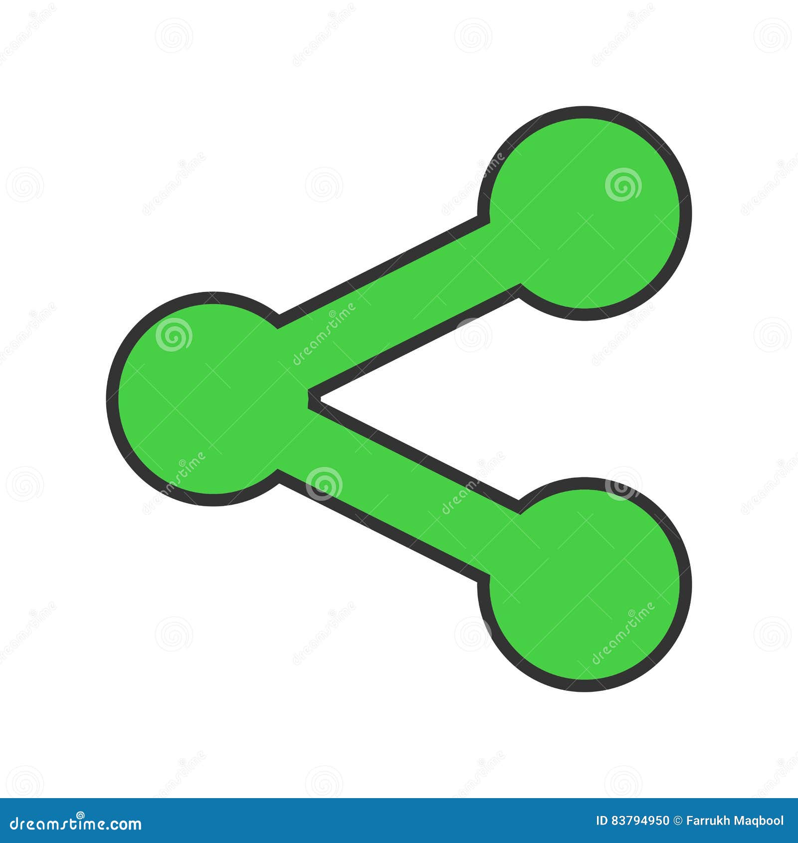 Sharethis stock vector. Illustration of interface, share - 83794950