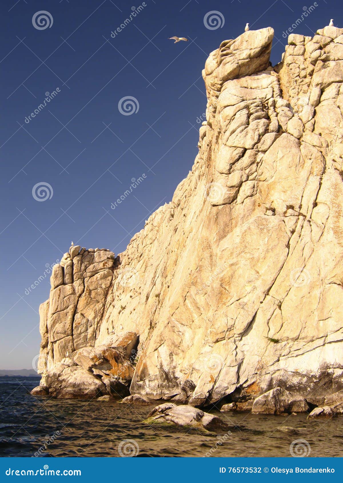Sharga-Dagan Island on Lake Baikal. Stock Photo - Image of island ...