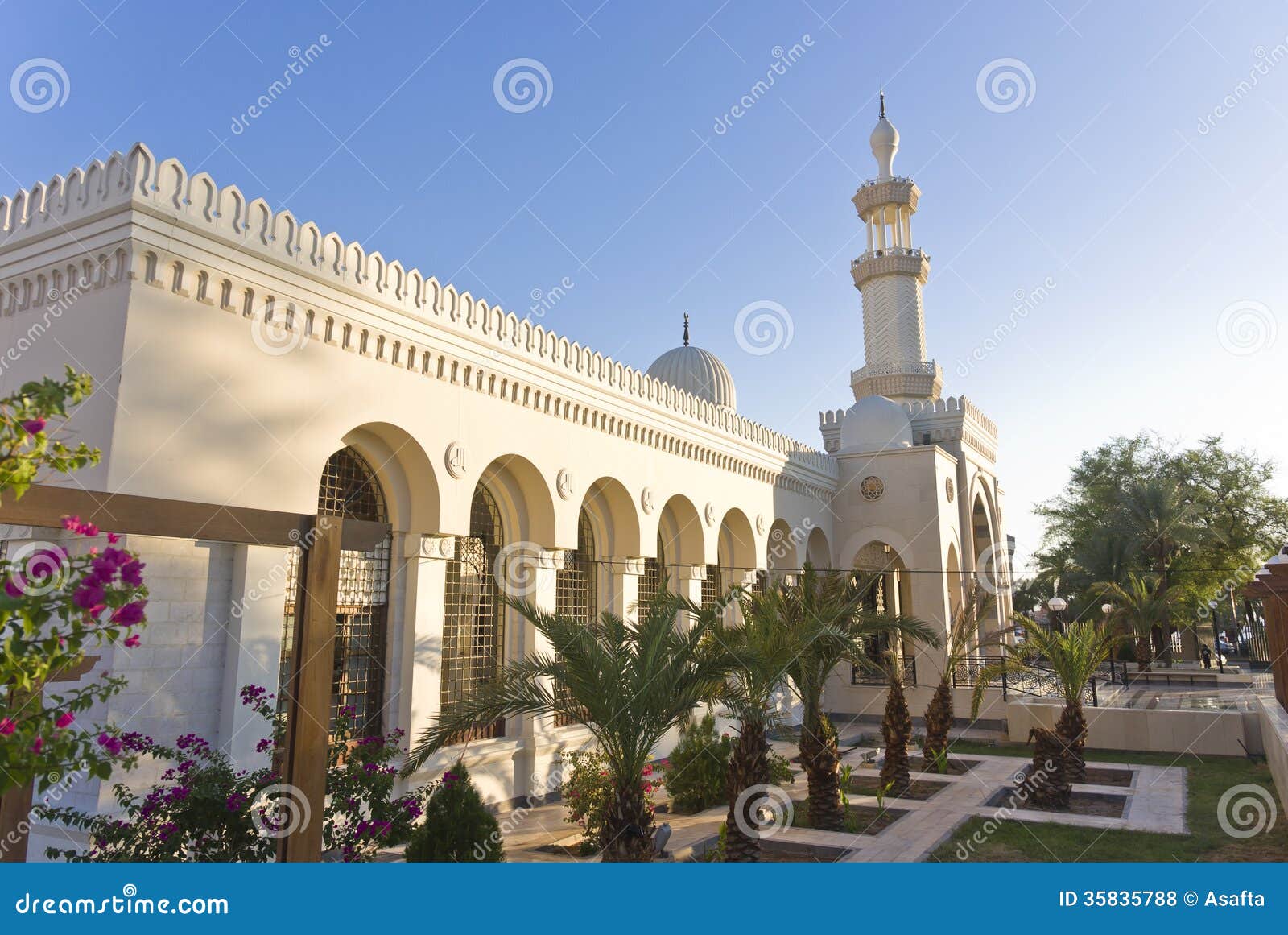Sharif Hussein Bin Ali-Moschee Stockfoto - Bild von minarett, gott ...