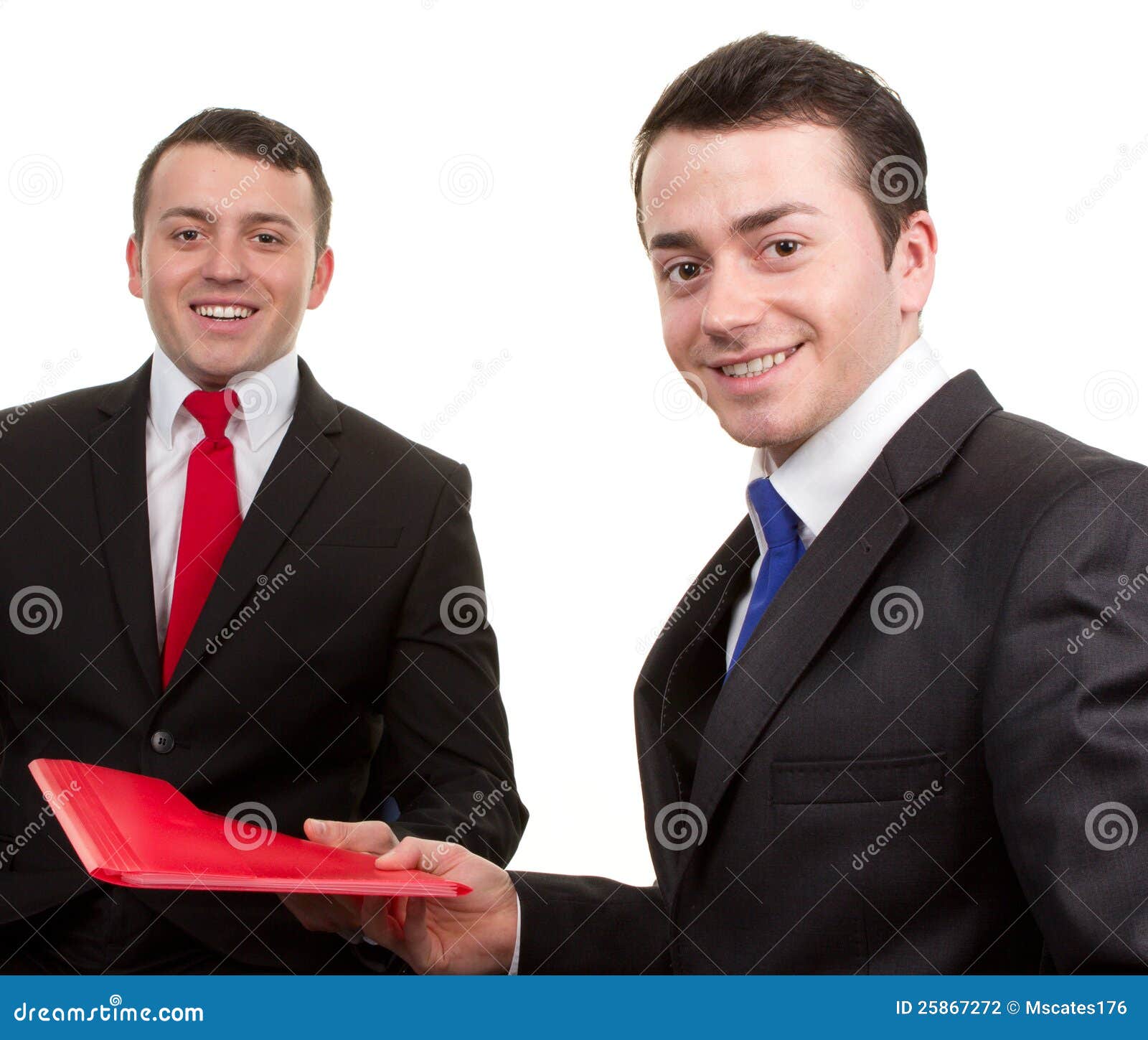 Sharing documents stock photo. Image of happy, caucasian - 25867272