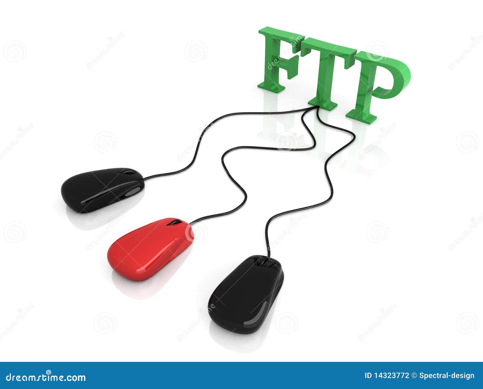 Sharing FTP stock illustration. Illustration of device - 14323772