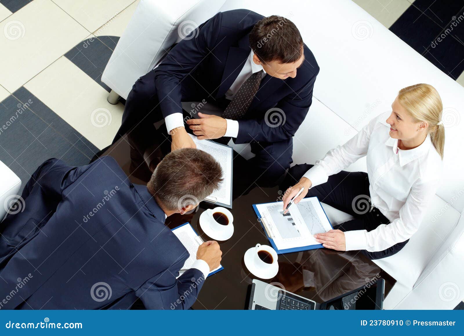 Sharing ideas stock photo. Image of cooperation, idea - 23780910