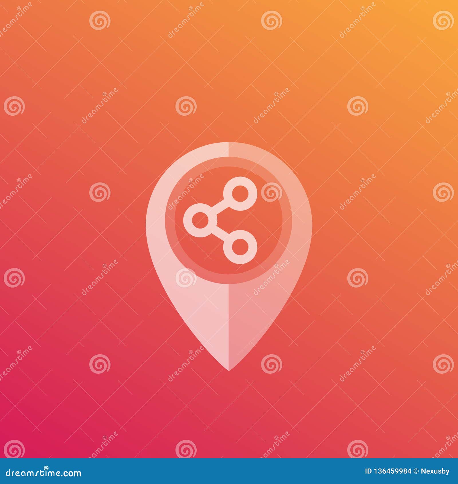 Sharing Point Vector, Pin, Marker Stock Vector - Illustration of ...