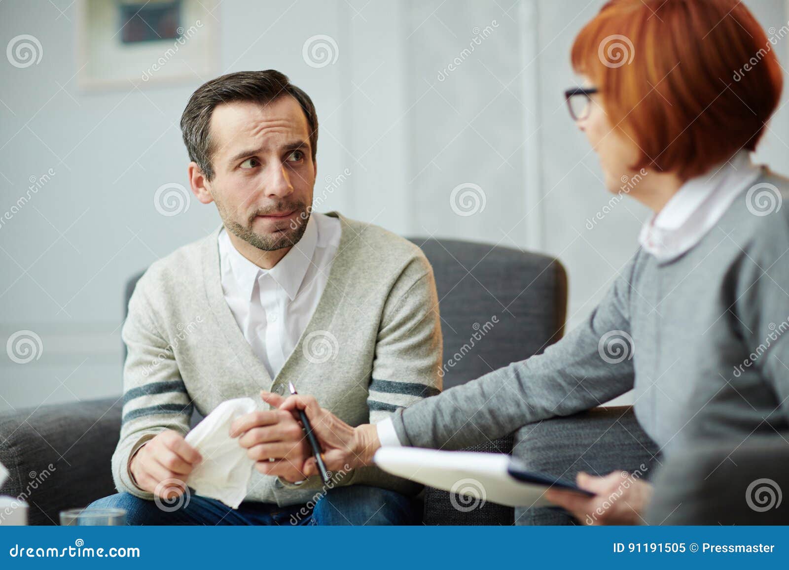 Sharing problems stock image. Image of stress, psychology - 91191505